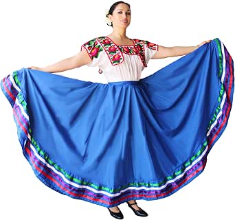 Authentic Mexican skirt for women traditional made by Original Mexican ...