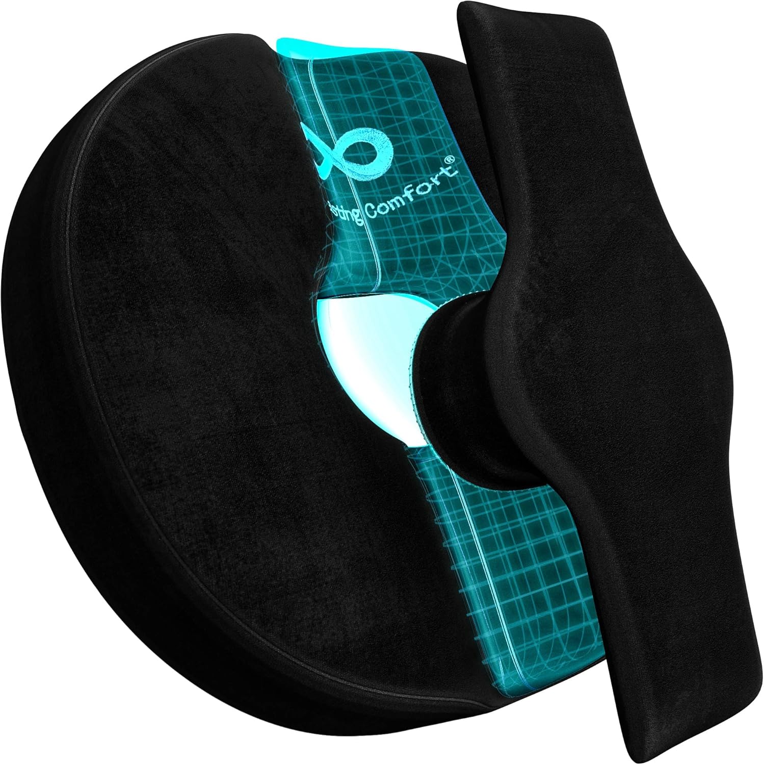 Everlasting Comfort Donut Pillow - 2 in 1 Ring Cushion Transforms from ...