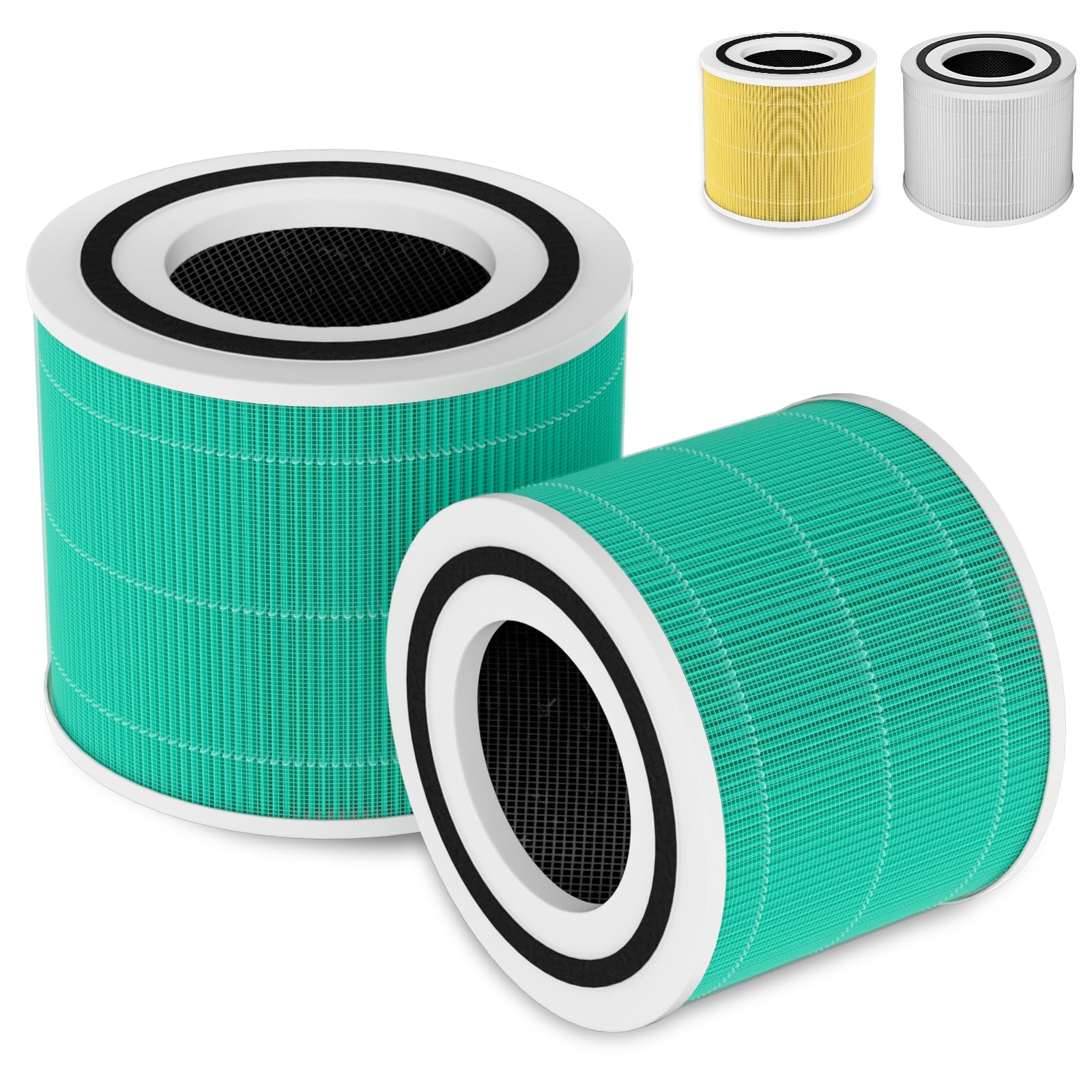 Amazon.com: 2 Pack True HEPA 14 240 To-xin Absorber Replacement Filter ...