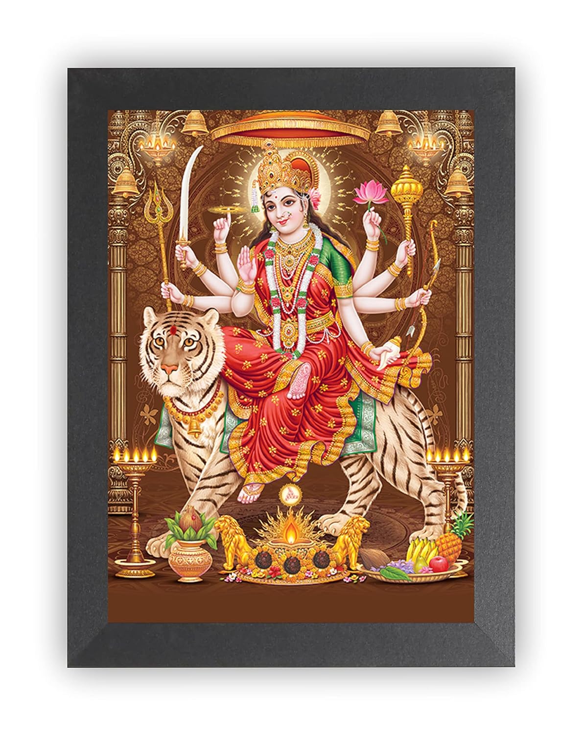 Nuoshopping Durga MAA NAV ROOP Photo Frame | Durga MAA Photo Frame ...