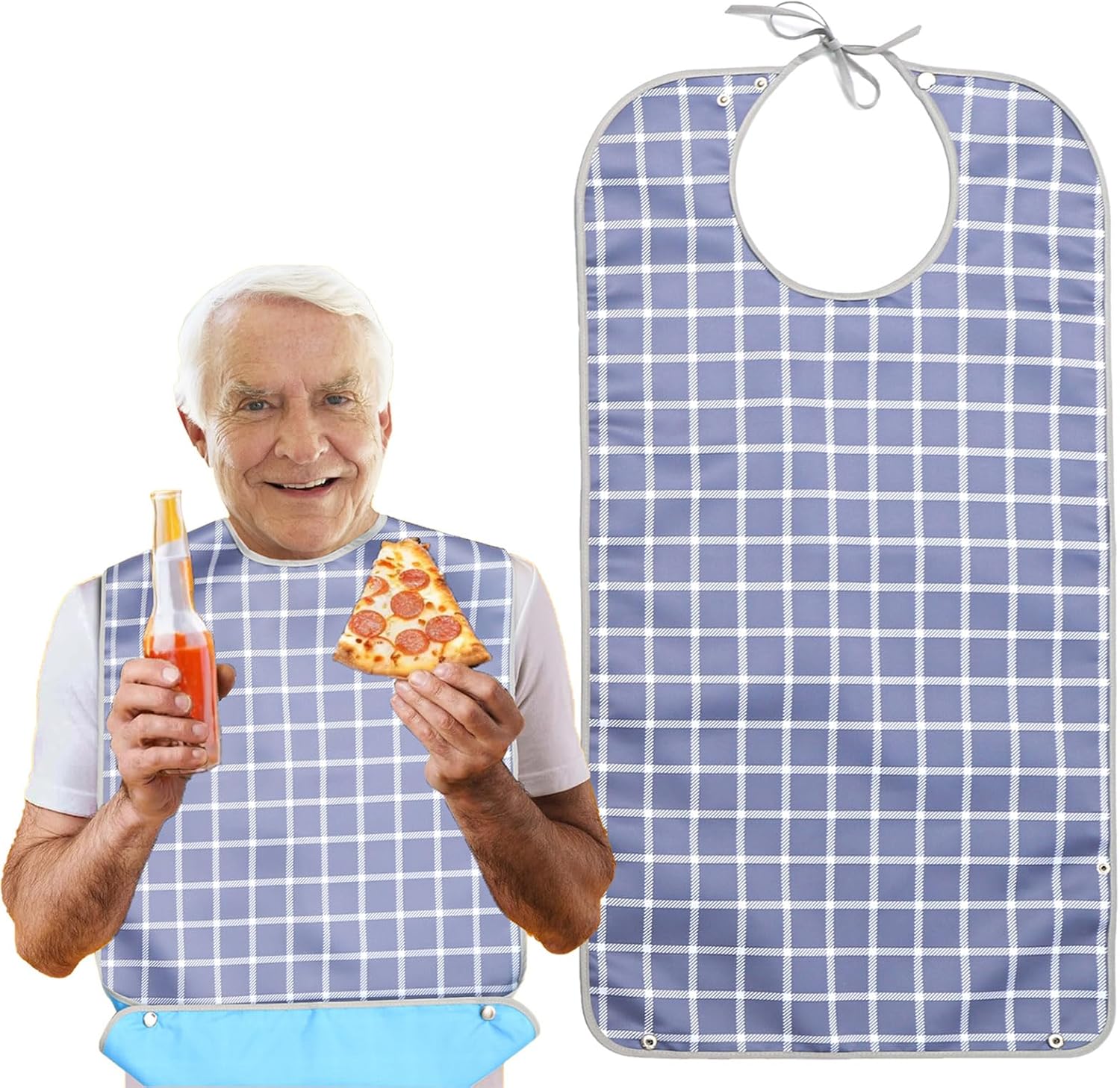 Amazon.com: Pafusen Adult Bibs for Men - Waterproof Clothing Protector ...