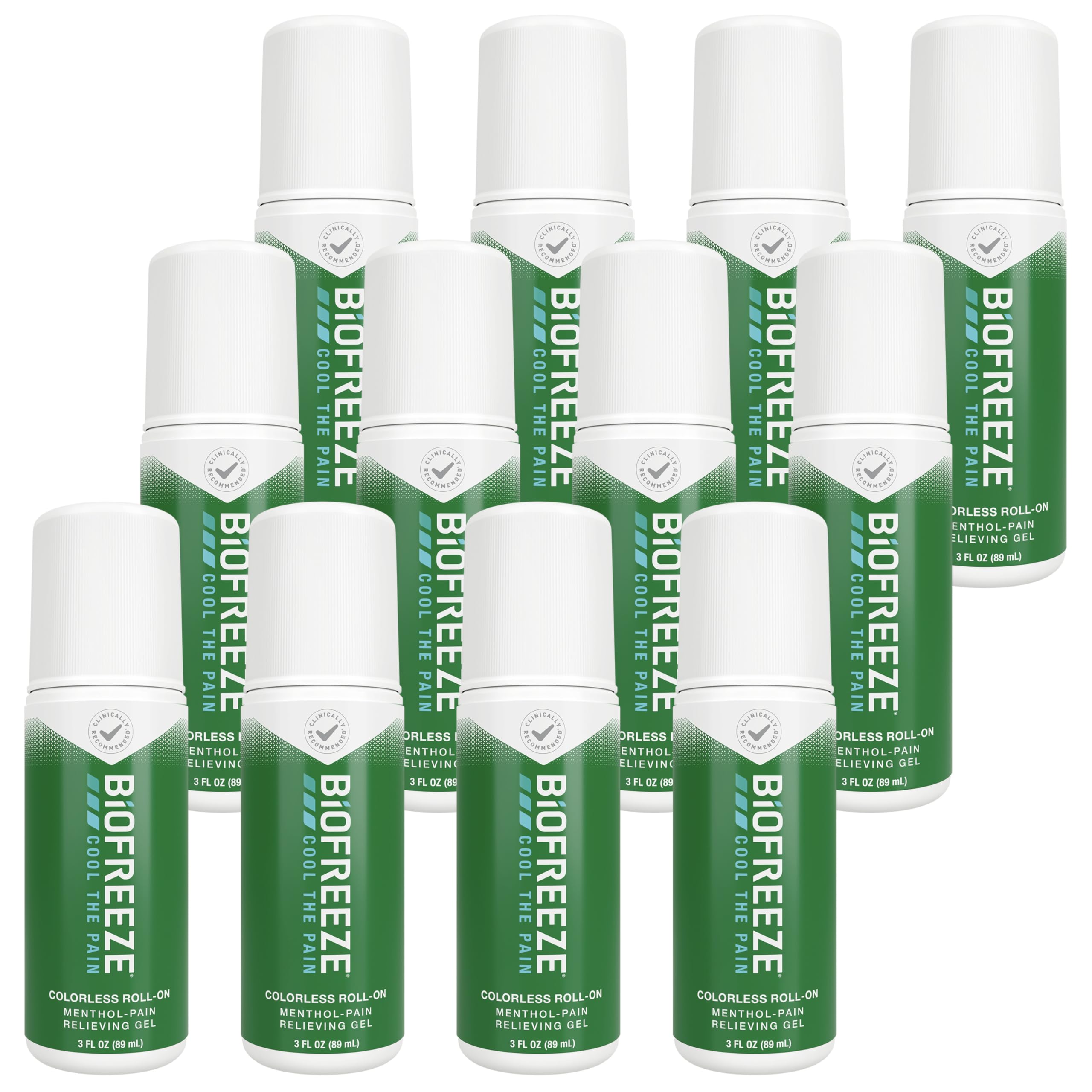 Amazon.com: Biofreeze Pain Relief Roll-On, 3 oz. Colorless Roll-On ...