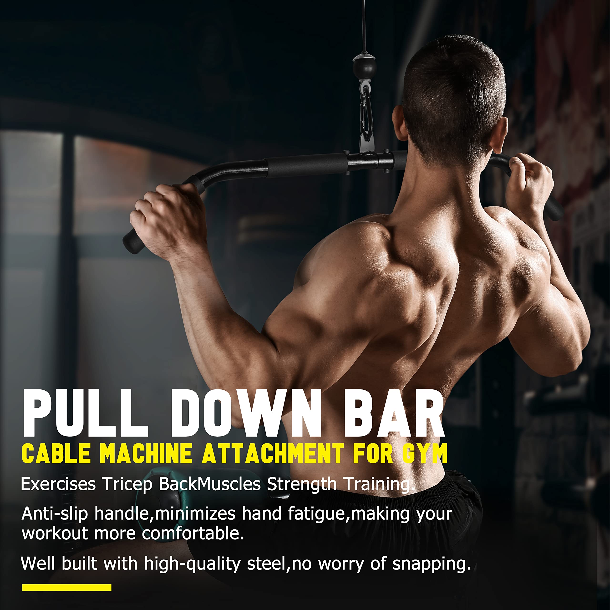 Buy Fitness LAT and Lift Pulley System Gym - Upgraded LAT Pull Down ...