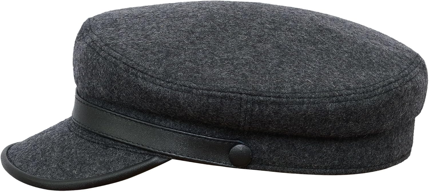 Sterkowski "Ringo Fisherman Style Fiddler Cap 58 cm Dark Grey at Amazon ...