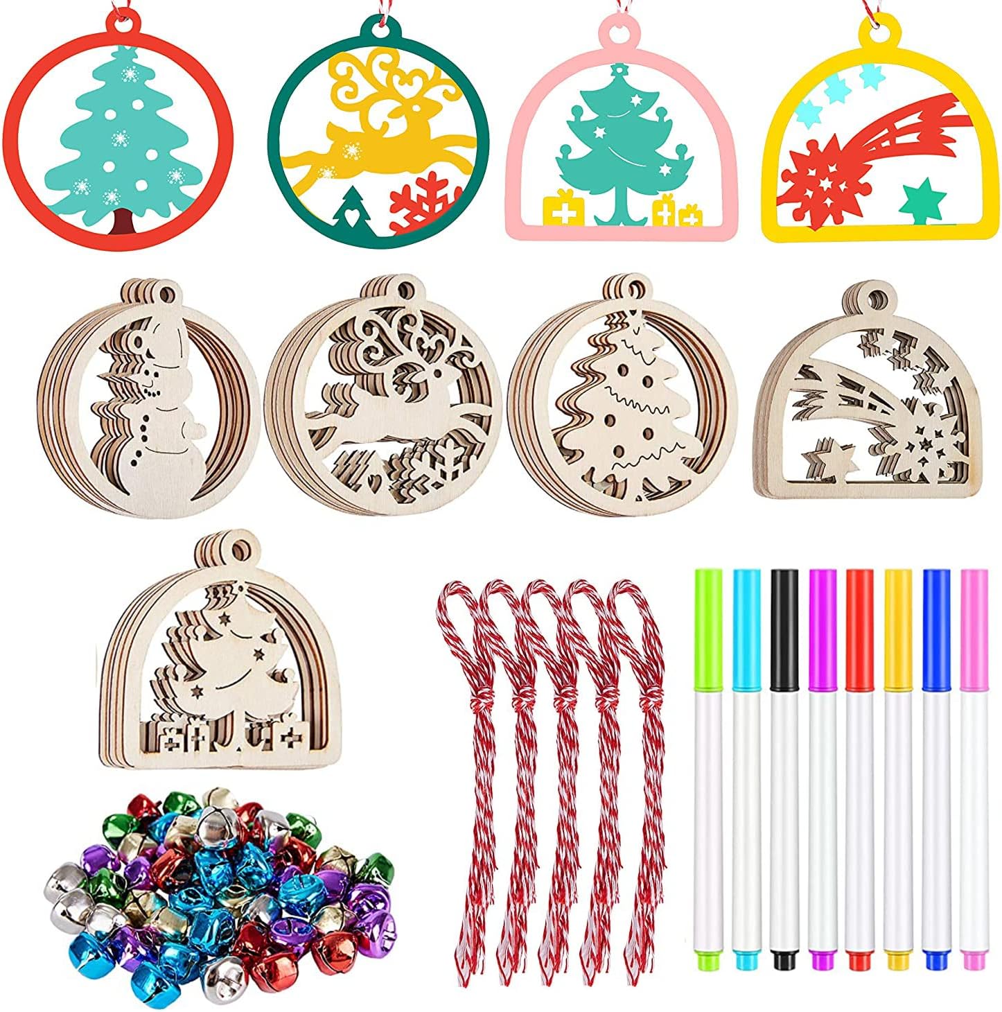 Amazon.com: GuassLee DIY Christmas Ornaments Crafts for Kids ...