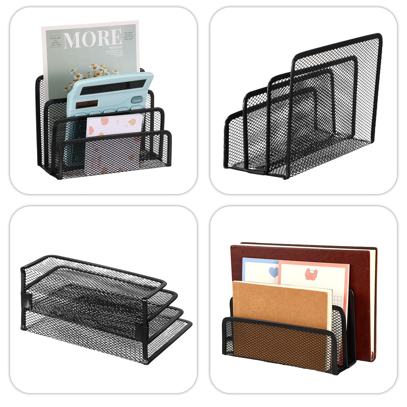 Snapklik.com : Kosiz 3 Pack Mail Organizer For Desk Small Desk Letter ...