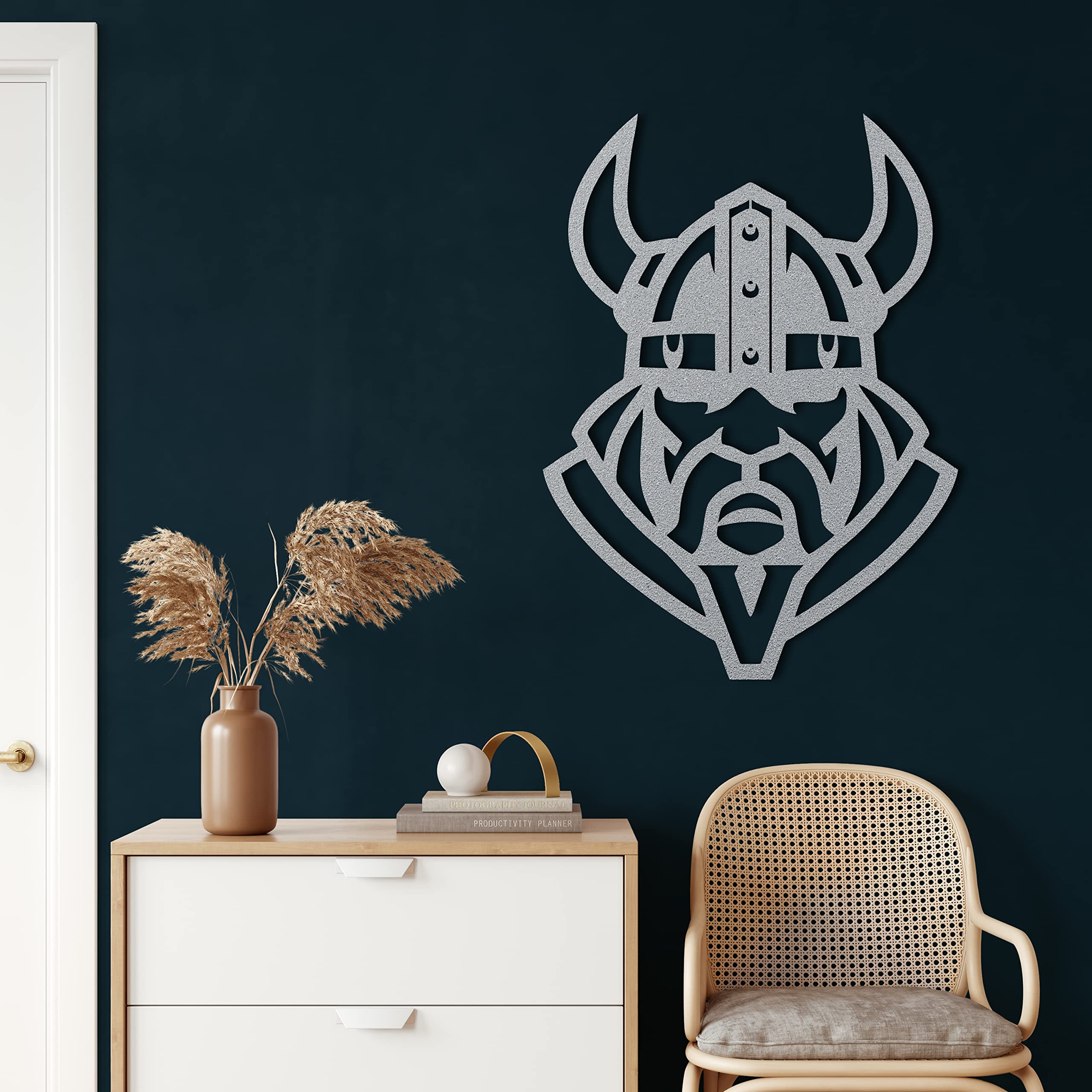 Viking Head Art
