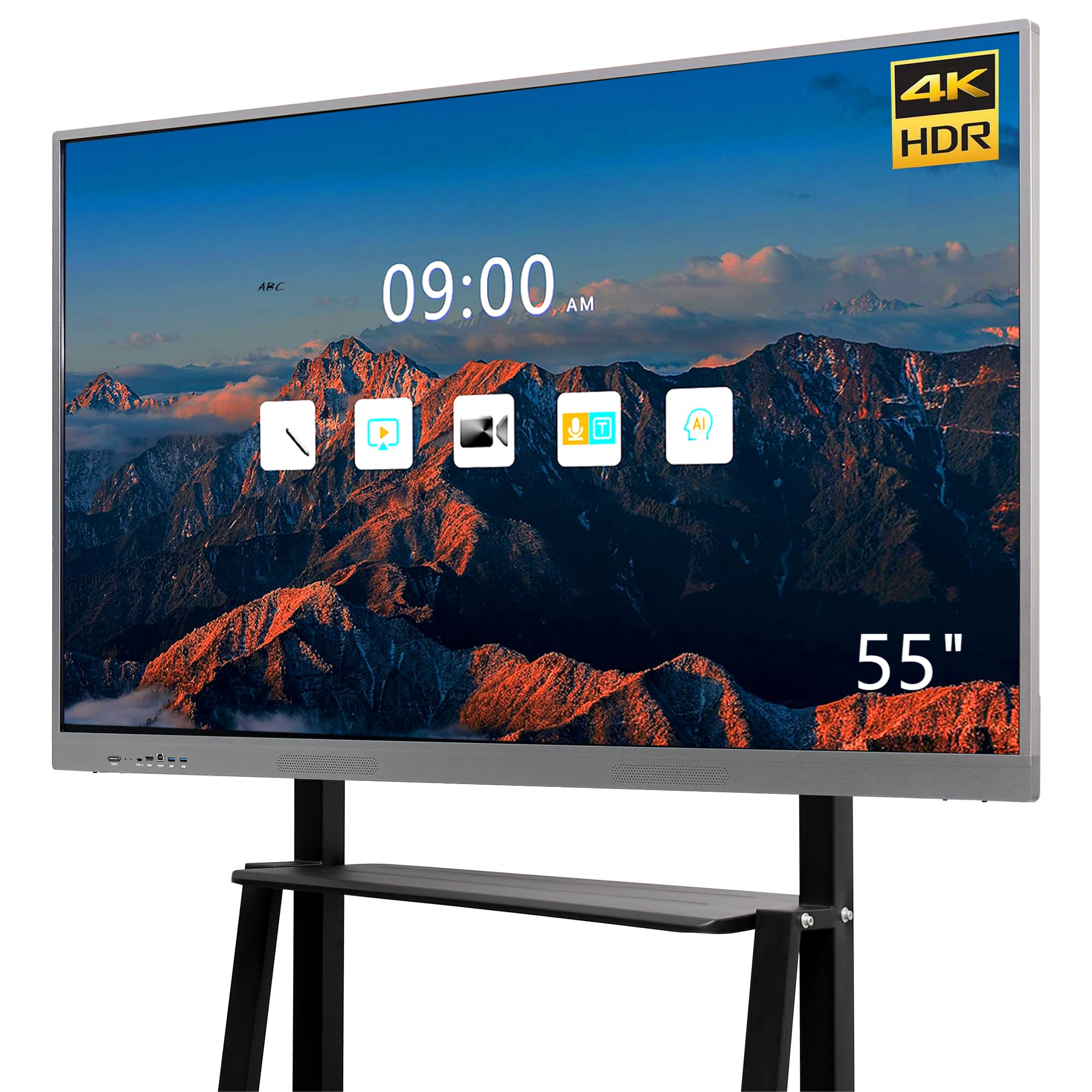 Buy Interactive Whiteboard, 55'' 4K UHD Smart Whiteboard, Interactive ...