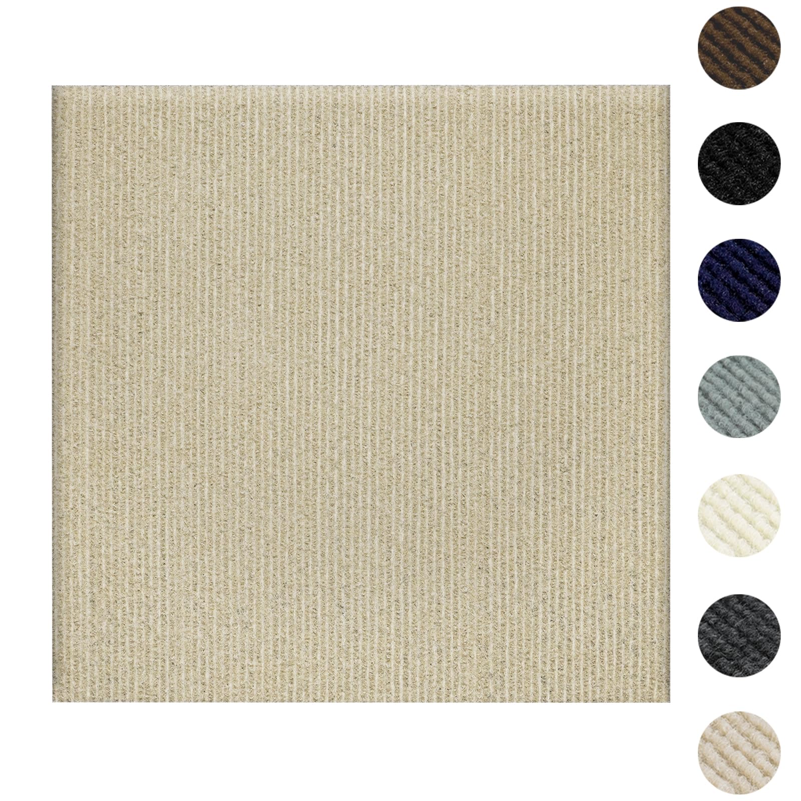 ZOWZOW Carpet Tiles Peel and Stick 24” x 24”, Self Adhesive Carpet ...