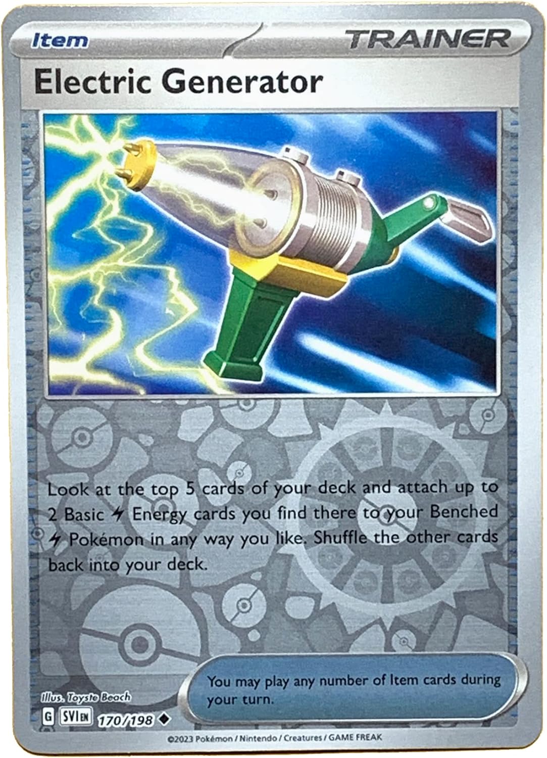 Amazon.com: Pokemon - Electric Generator 170/198 - Scarlet & Violet ...