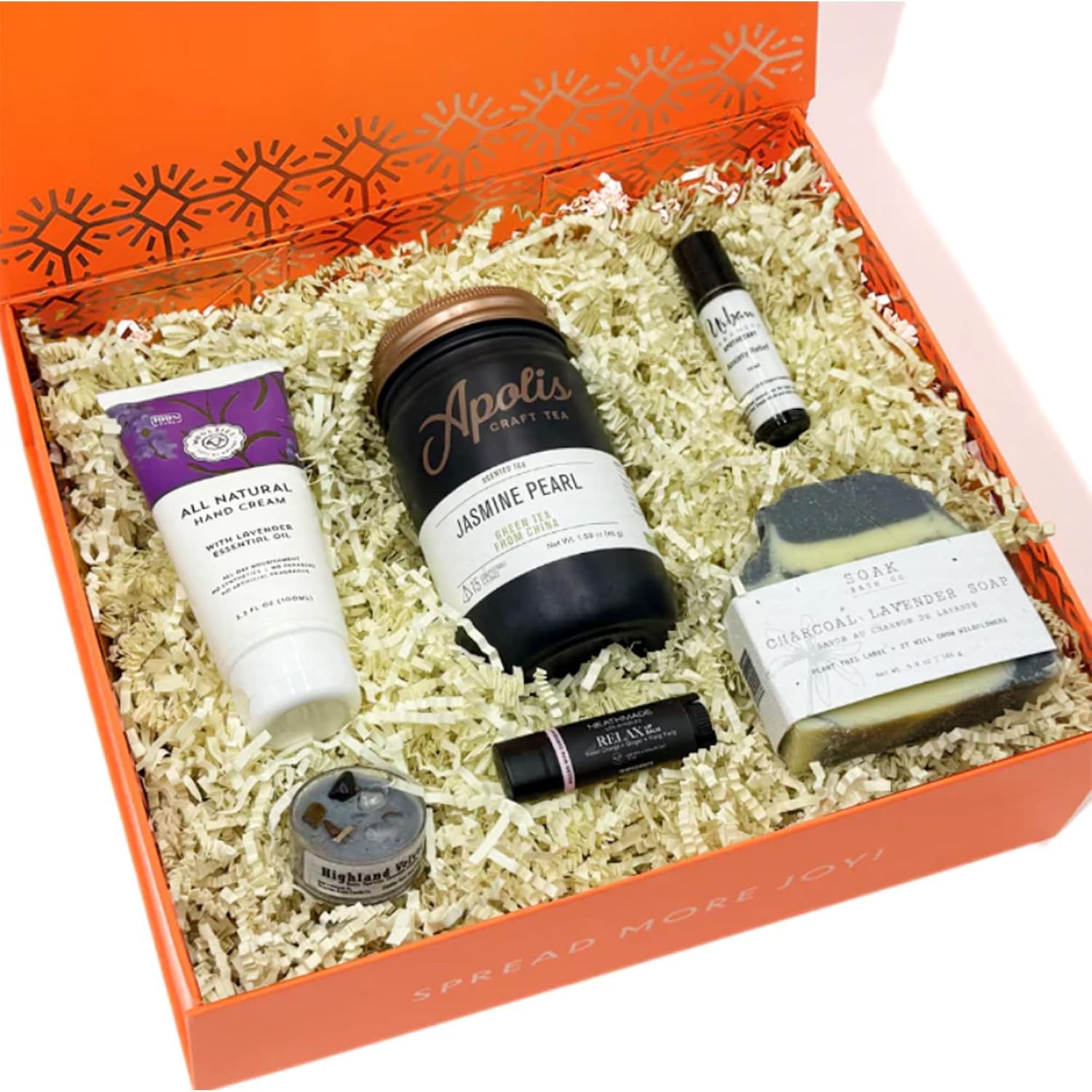 Amazon.com: Joyful Co. Self Care Gift Box - Include Jasmine Pearl Tea ...