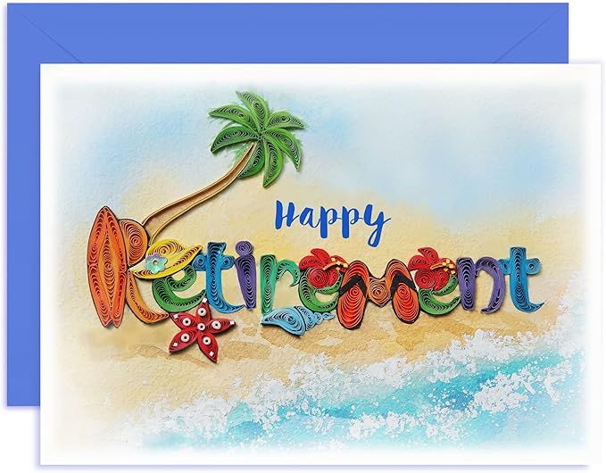 Amazon.com : TUMYBee Happy Retirement Card, Congrats Card for Coworker ...