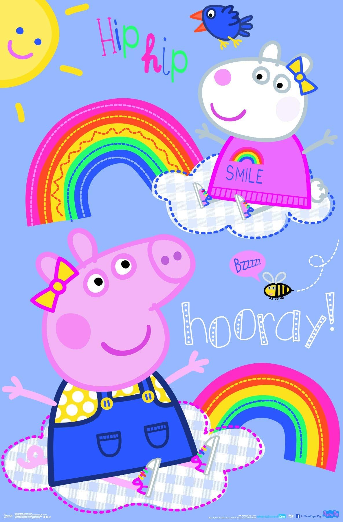 Amazon.com: Trends International Gallery Pops Peppa Pig - Peppa Wall ...