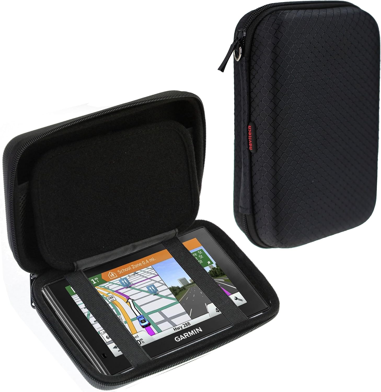 Amazon.com: Navitech Black Hard Carry Case Cover Compatible with Garmin ...