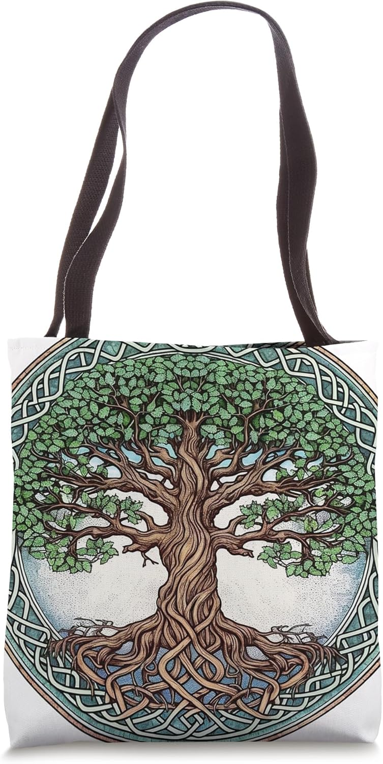Amazon.com: Celtic Tree Of Life Tote Bag : Clothing, Shoes & Jewelry