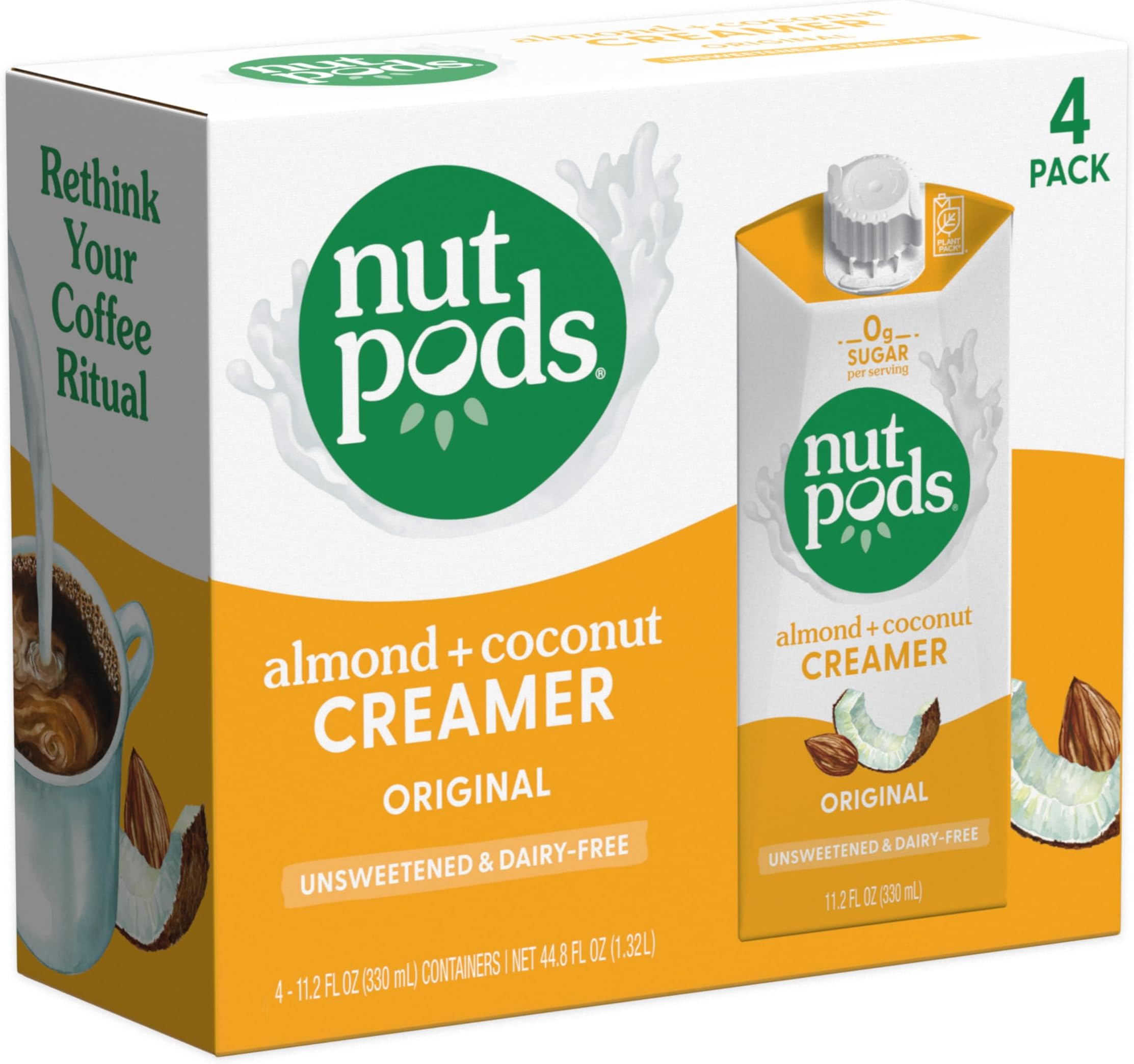 Amazon.com: NUTPODS Almond + Coconut Creamer, 25.4 FZ : Grocery ...
