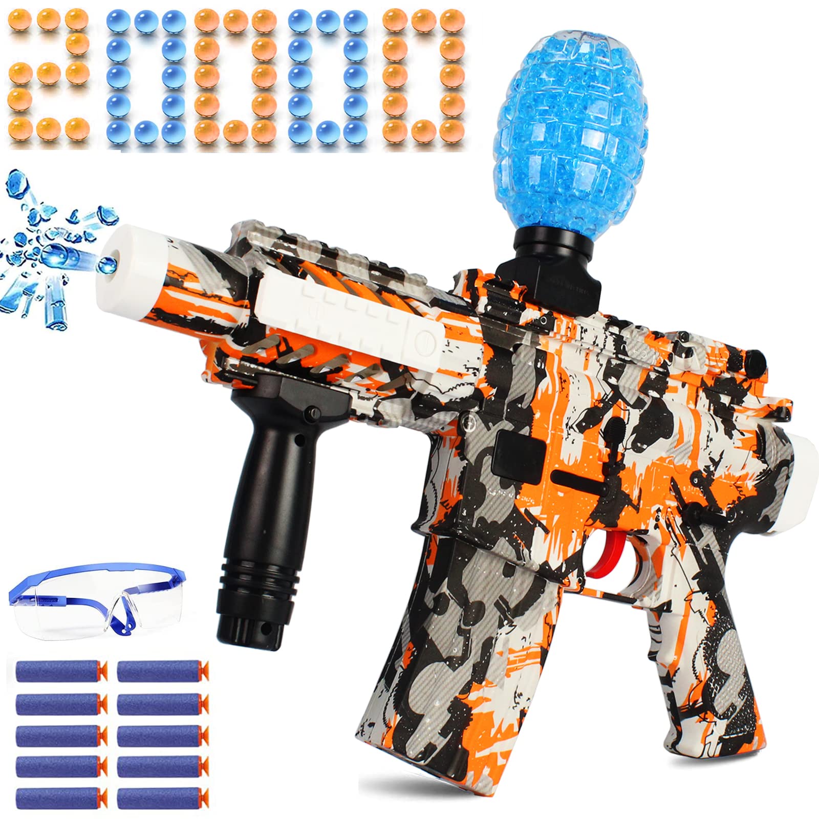 Buy Electric Gel Ball Blaster, 2-in-1 Toy Blaster Water Ball s ...