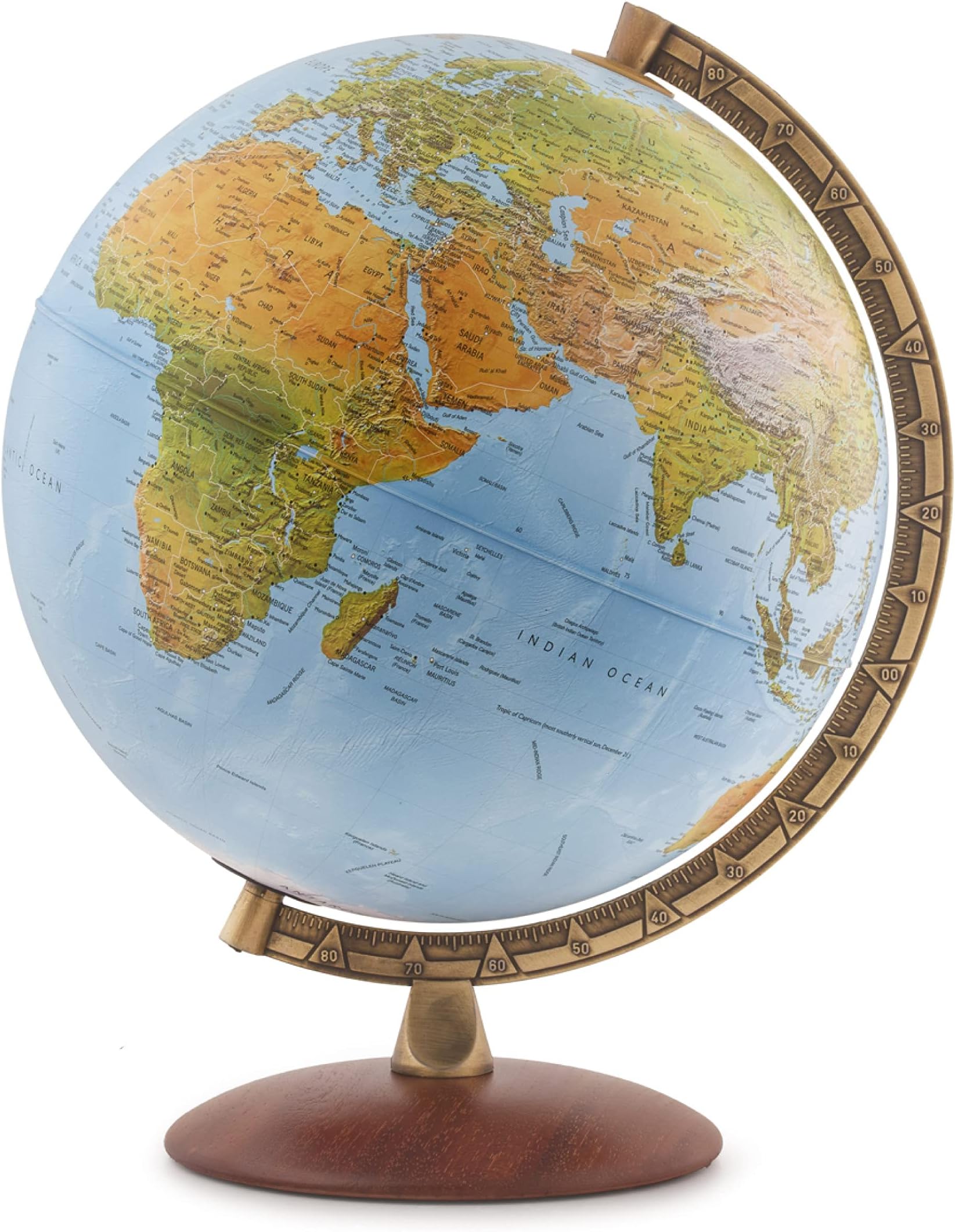 Amazon.com: Waypoint Geographic Lugano Globe, 12" Illuminated Blue ...