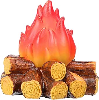 Creative Simulation Campfire Lamp Mini Flame Lamp Led Bonfire Prop with ...