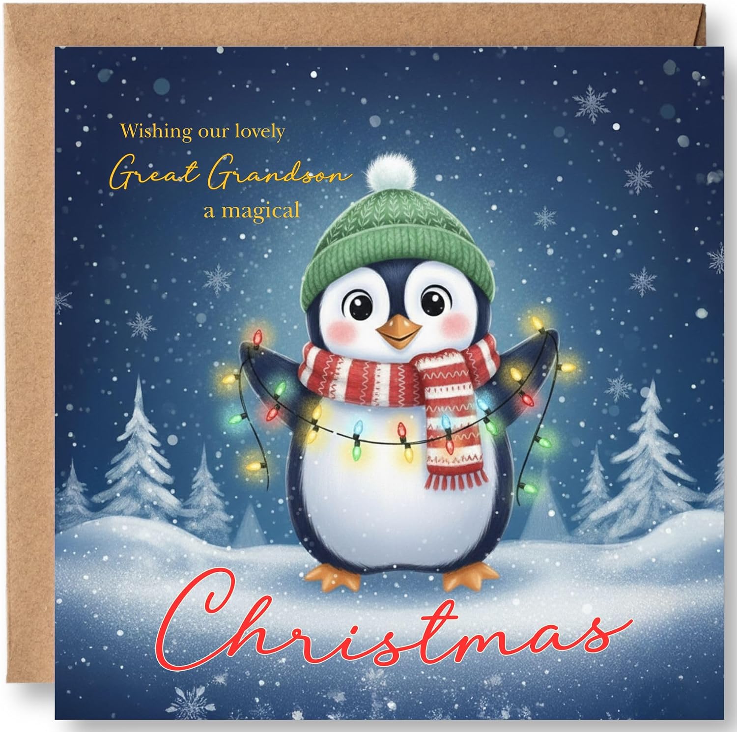 Great Grandson Christmas Cards - Great Grandson 1st Christmas Card ...