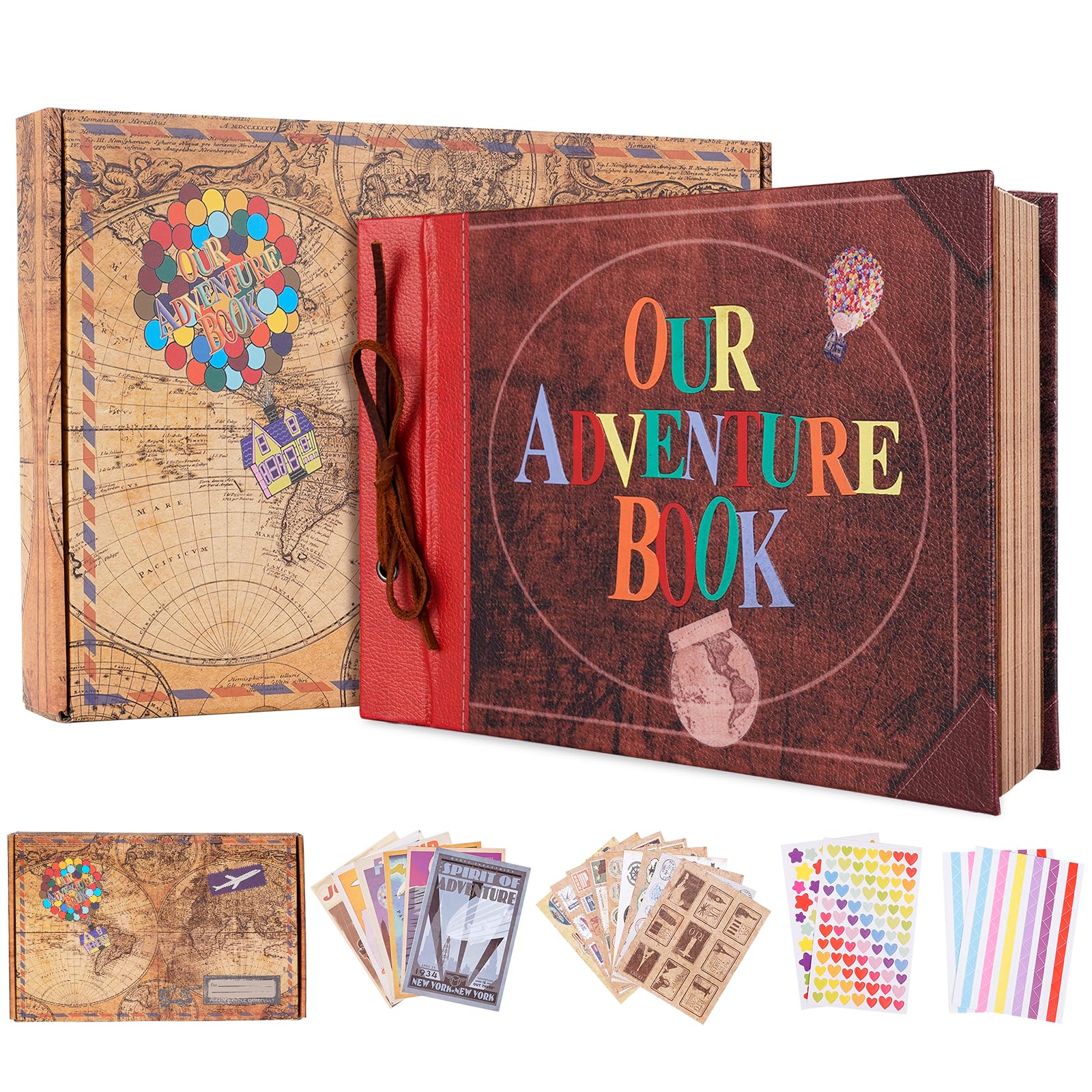 Amazon.com: Our Adventure Book 11.9 x 7.6 Inch 80 Pages Scrapbook Photo ...