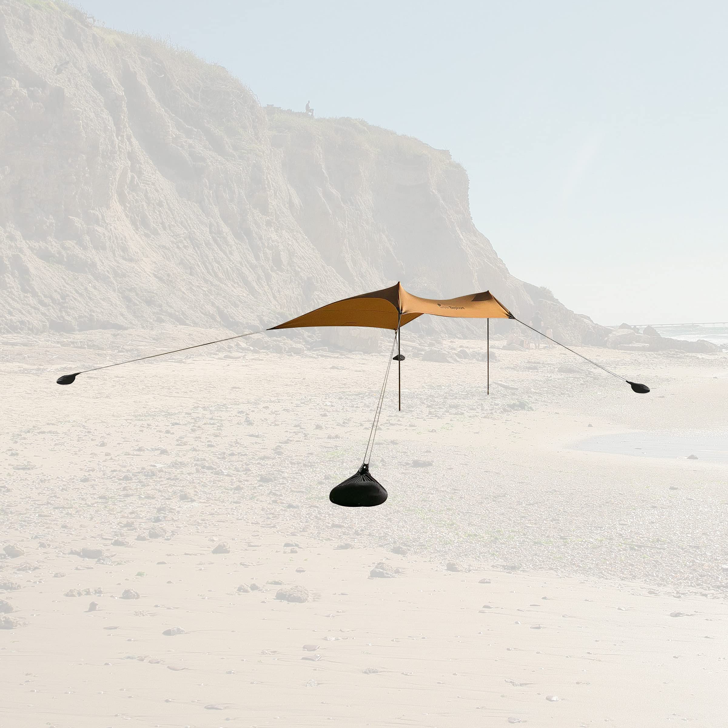 Snapklik.com : Green Elephant Beach Tent - Pop Up Beach Shade