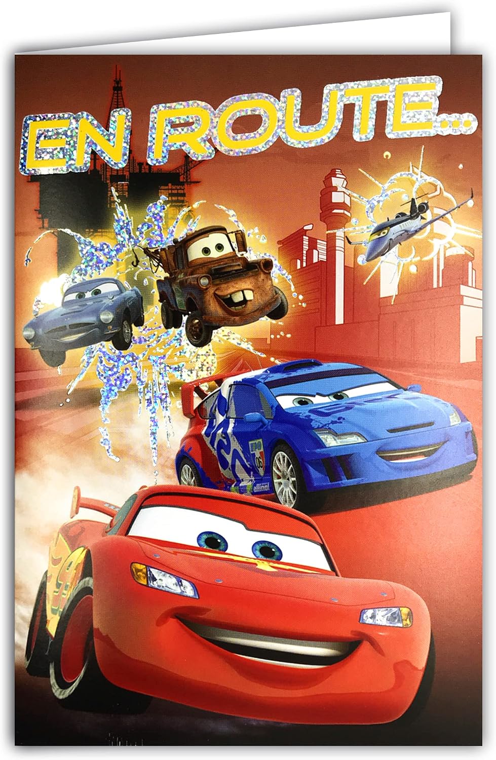 DISNEY PIXAR CARS Carte En route vers un Super Anniversaire Argenté ...
