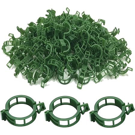 Amazon.com : 100PCS Plant Support Garden Clips Tomato Clips Supports ...