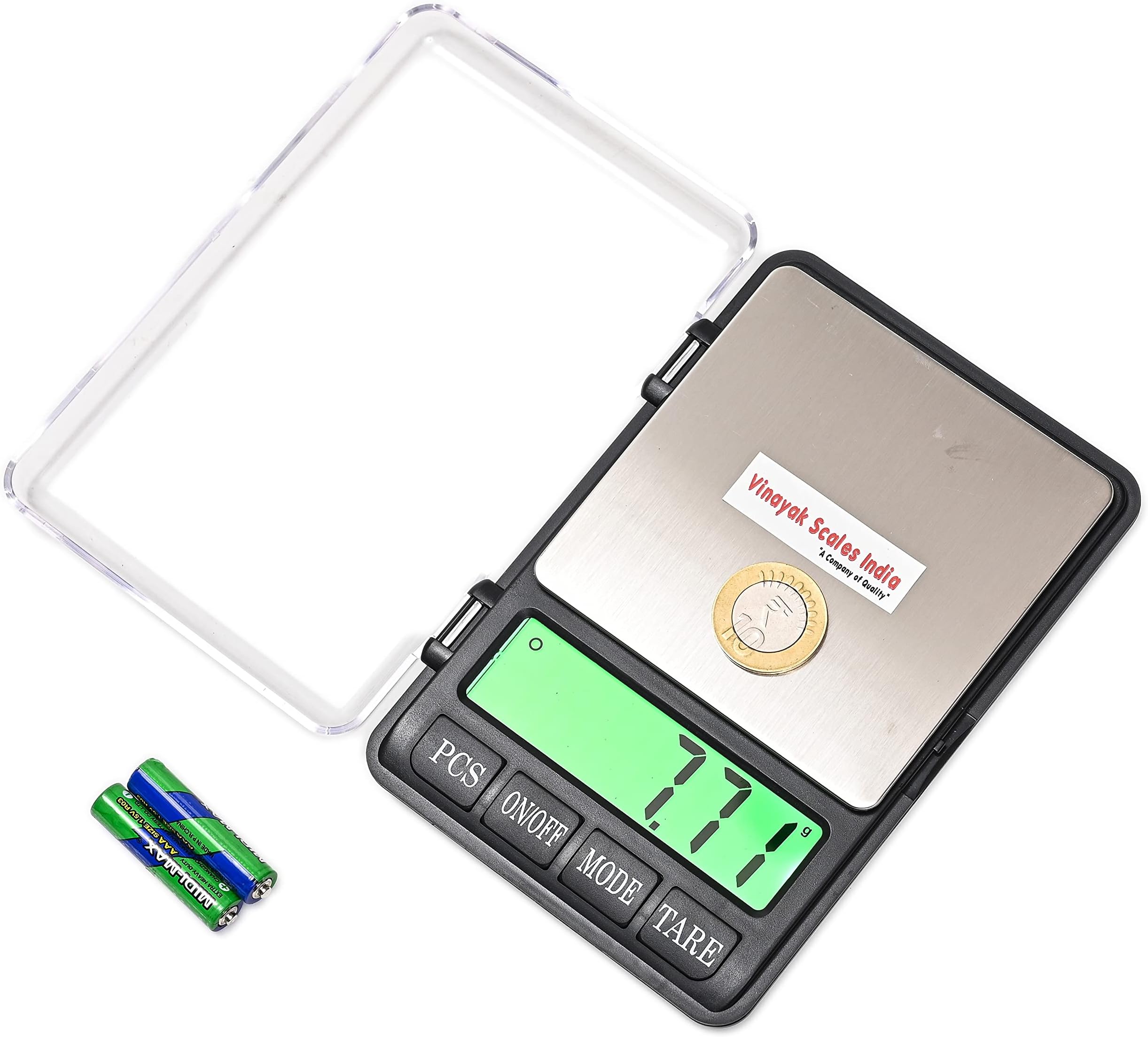 Vinayak Scales India 5Kg x 0.1g(100mg) Digital Kitchen Weighing Scale ...