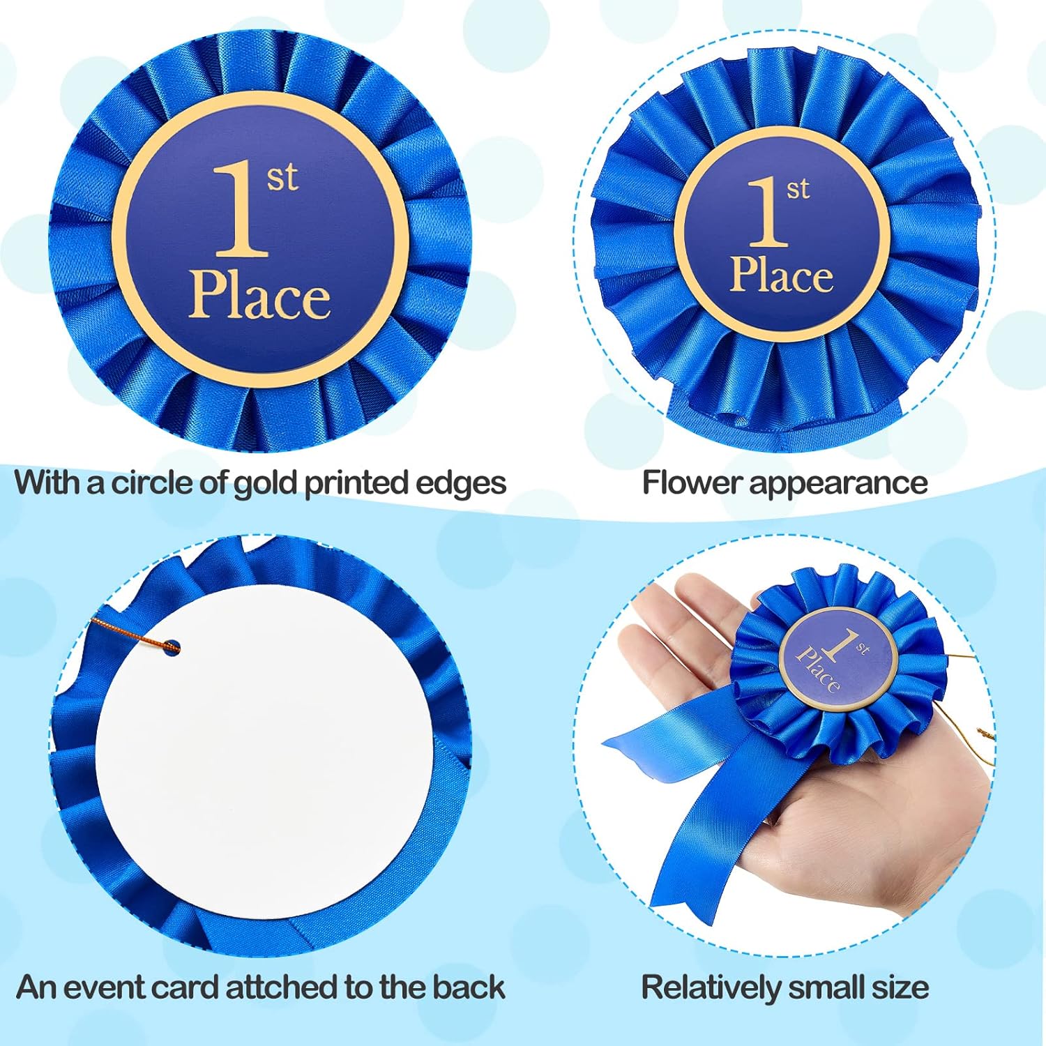 Award Ribbon Rosette Set Satin Participation Ribbon Philippines | Ubuy