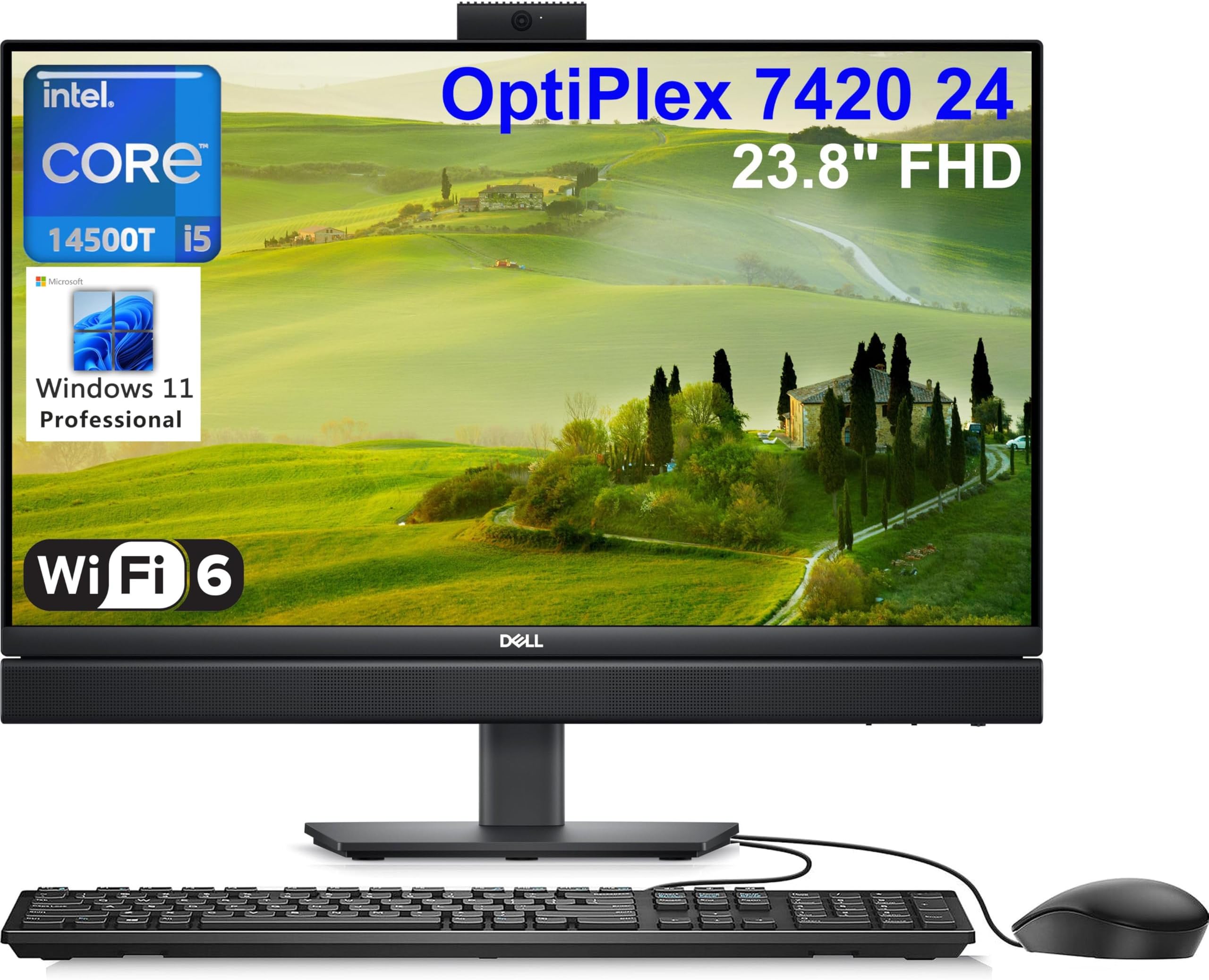 Amazon.com: Dell 24 All-in-One Desktop ec24250-23.8-inch FHD Touch ...