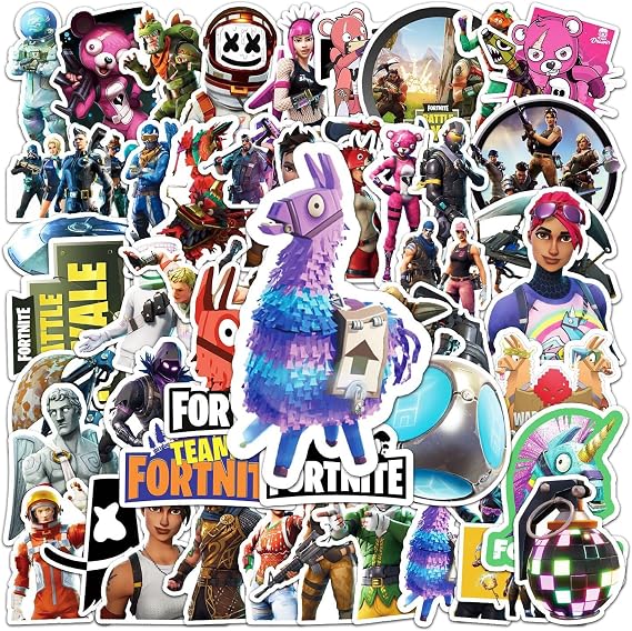 50pcs Stickers for Fortnite Game Gifts for Boys Decals Water Resistant ...