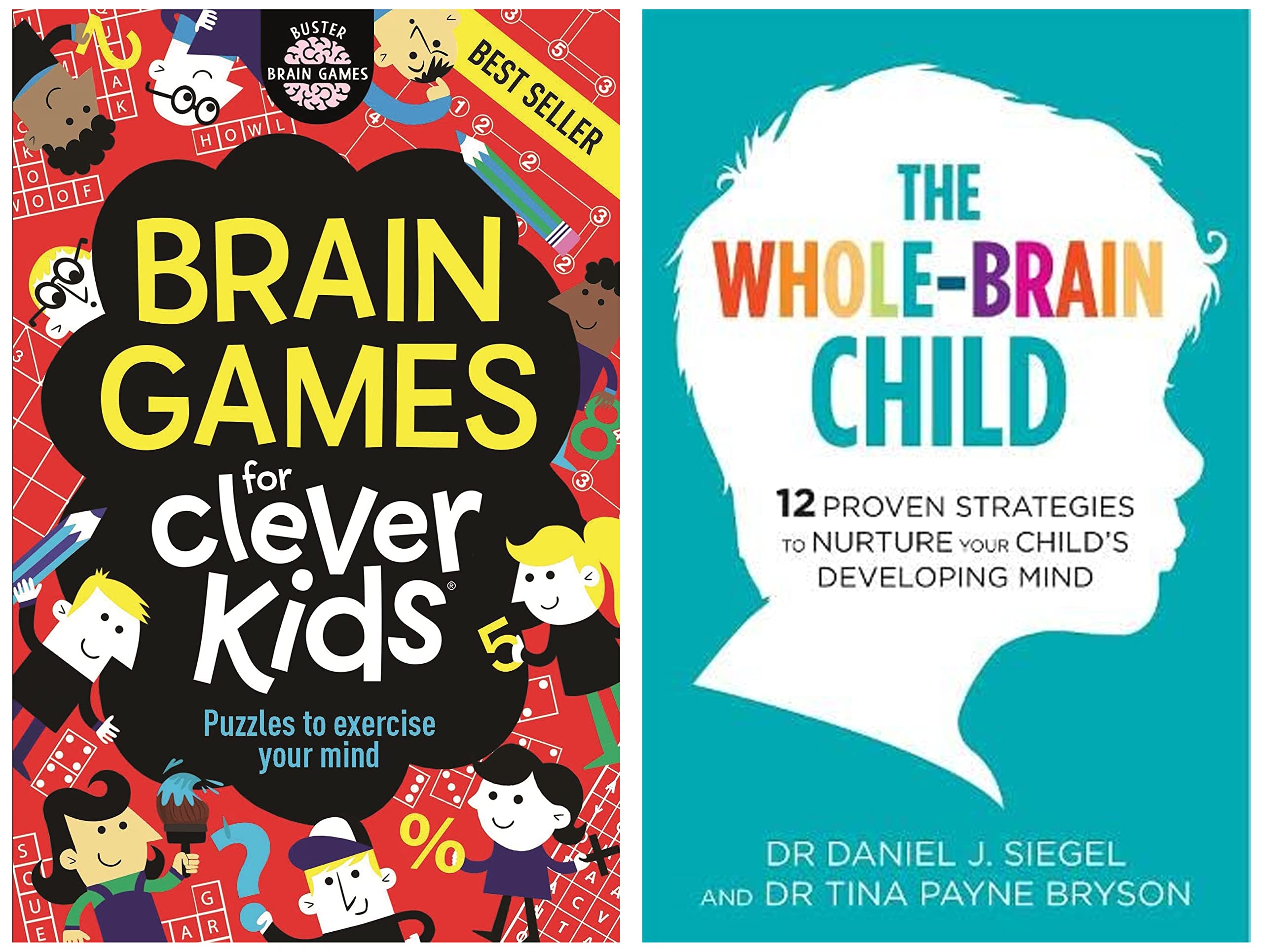 THE WHOLE-BRAIN CHILD & BRAIN GAMES FOR CLEVER KIDS : Amazon.in: Books