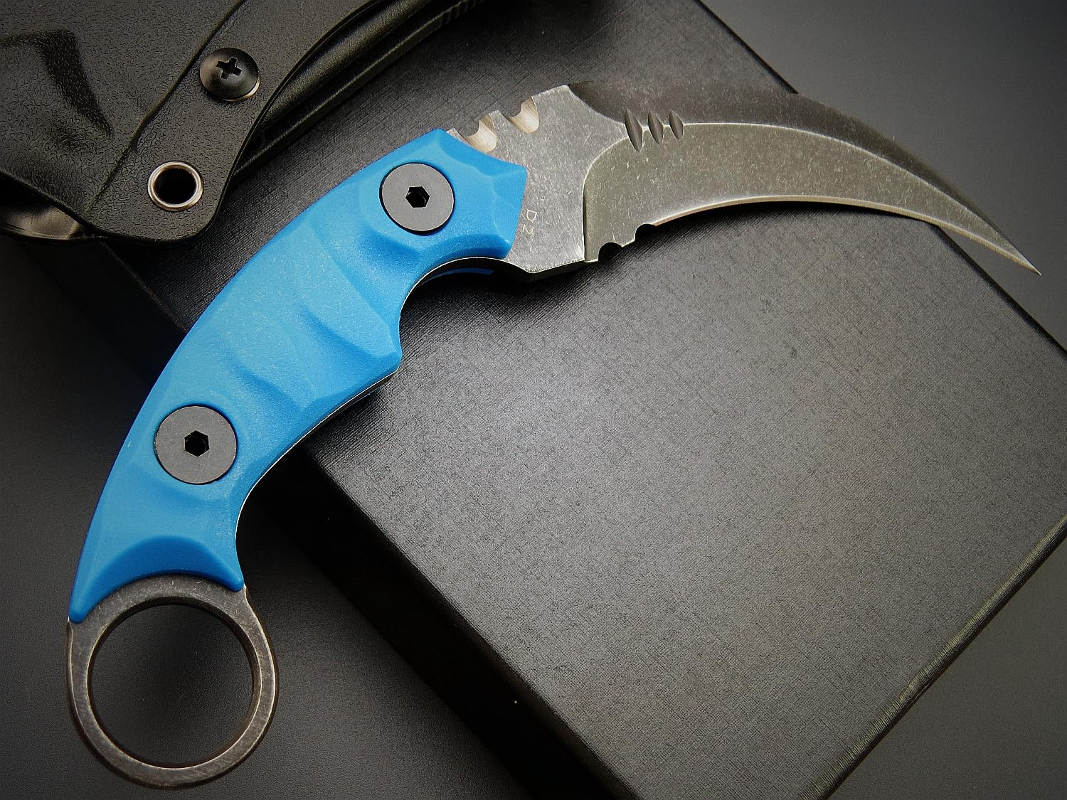 Snapklik.com : Ccanku C1691N Fixed Blade Knife,D2 Steel Nylon ...