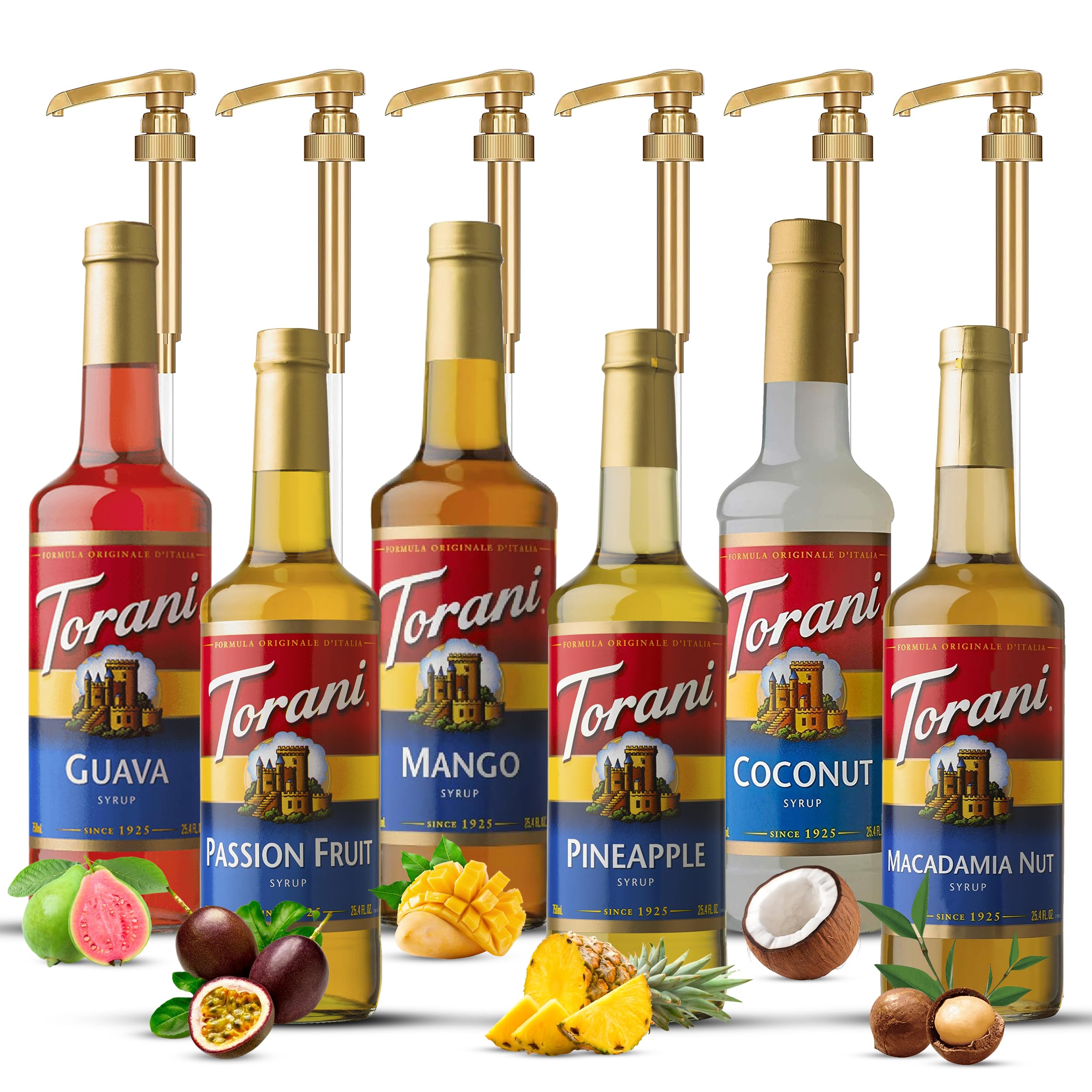 Snapklik.com : Torani Summer Variety Syrup 6 Pack - Macadamia Nut ...