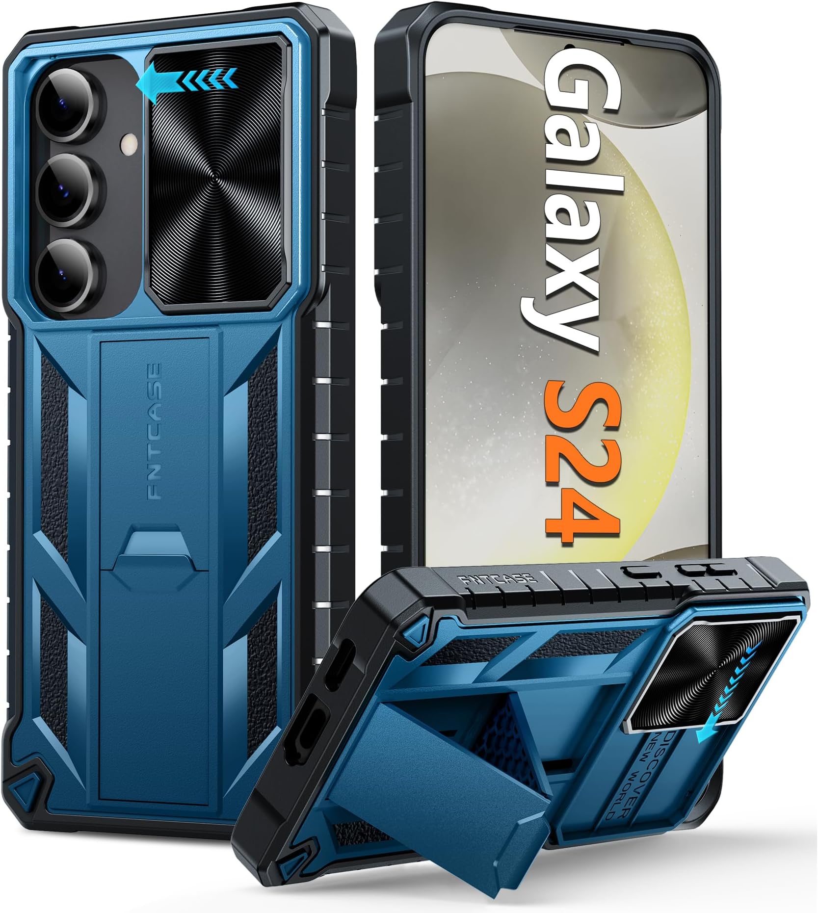 FNTCASE for Samsung-Galaxy S24 Protective Case: Military Grade ...