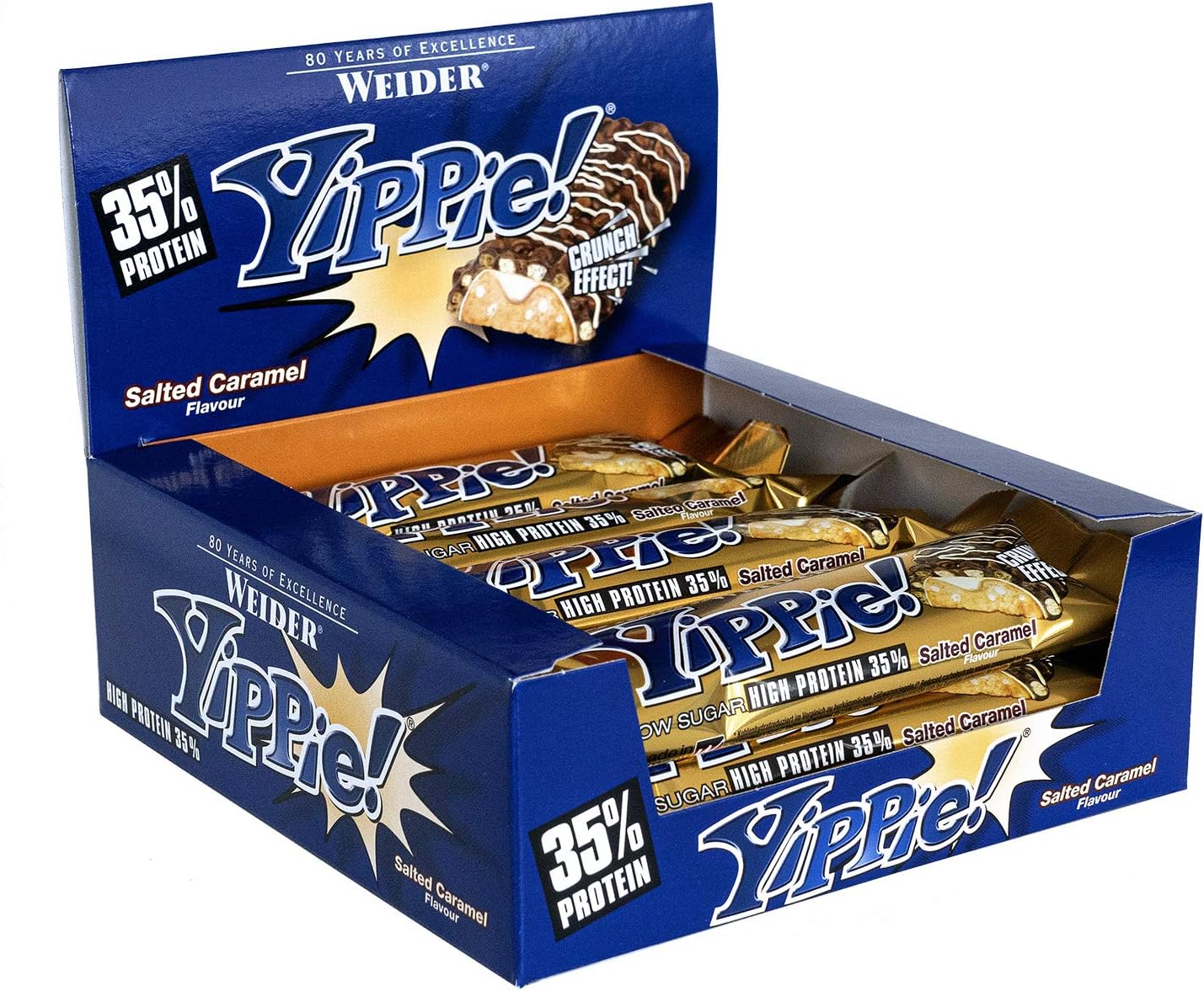 Weider Yippie Protein Bar, Europe's Favorite Protein Bar, Great Taste ...