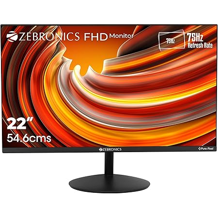 Zebronics Zeb-V19Hd 18.5 Inch (46.99 Cm) Led Monitor with Supporting ...