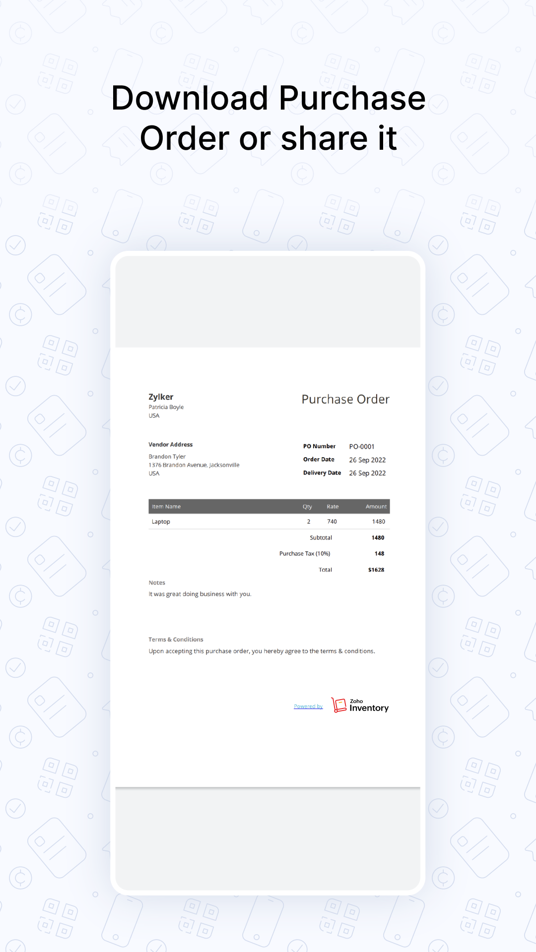 Free Purchase Order Generator - App on Amazon Appstore