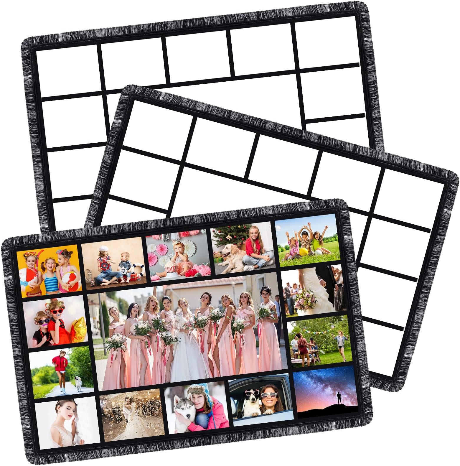 Amazon.com: 20-Panel Blank Sublimation Plush Velvet Blanket with Soft ...