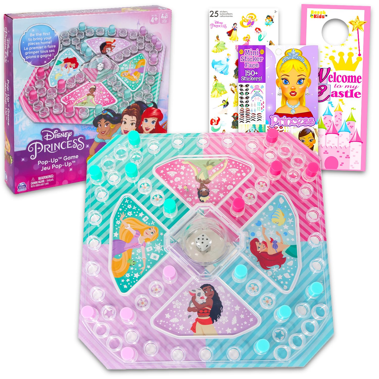 Amazon.com: Disney Princess Pop Up Game - Bundle with Disney Princess ...