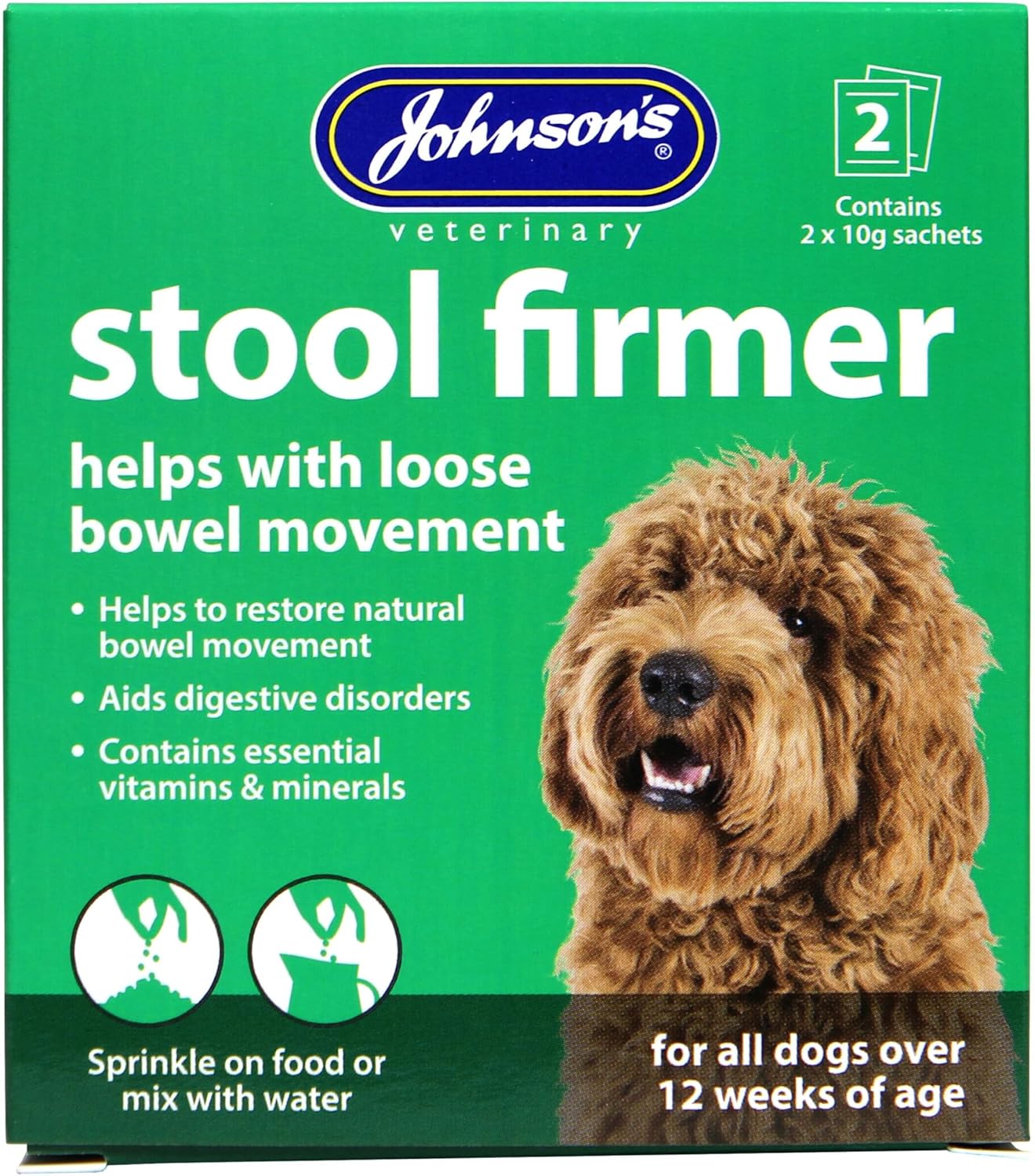 Johnson's Vet Products Stool Firmer - Helps With Loose Bowel Movements ...