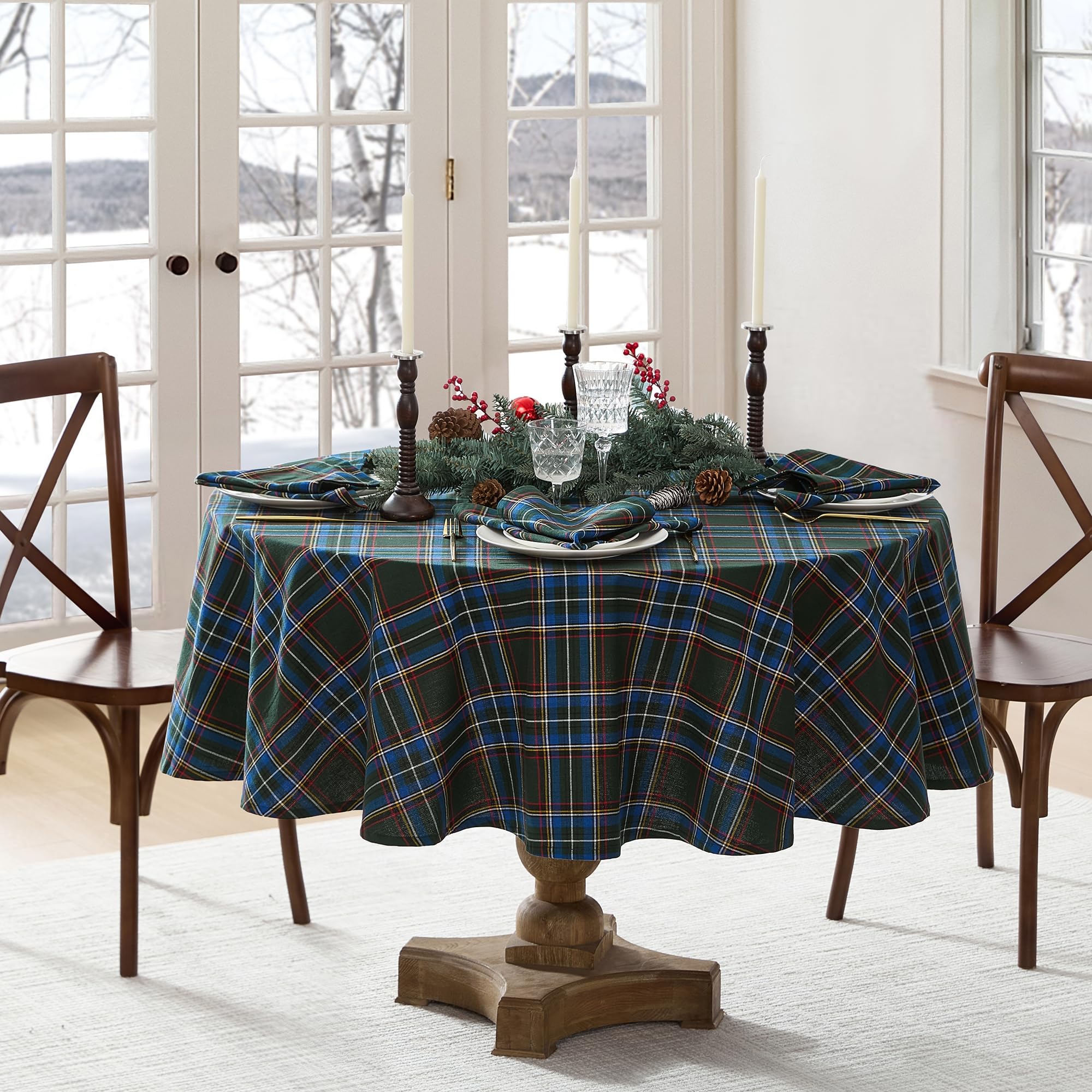 Snapklik.com : Elrene Home Fashions Stowe Tartan Holiday Plaid ...