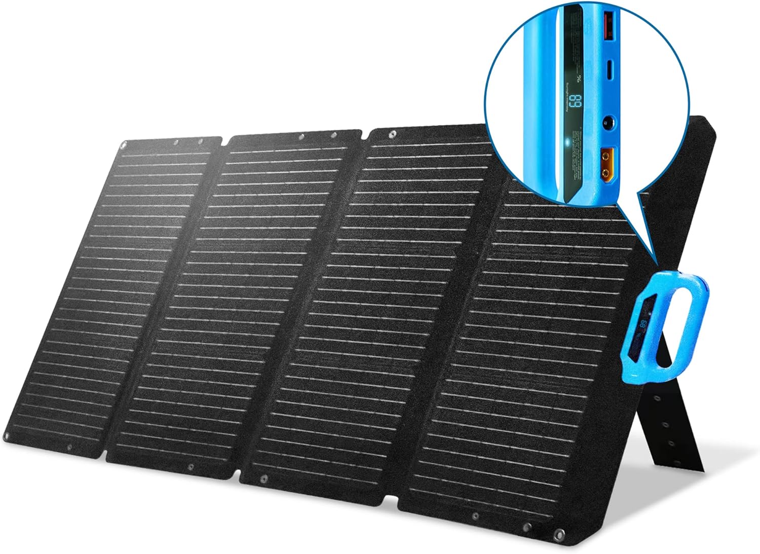 Amazon.com : WETOWN 100 Watt Solar Panel Portable Sun Track Foldable ...