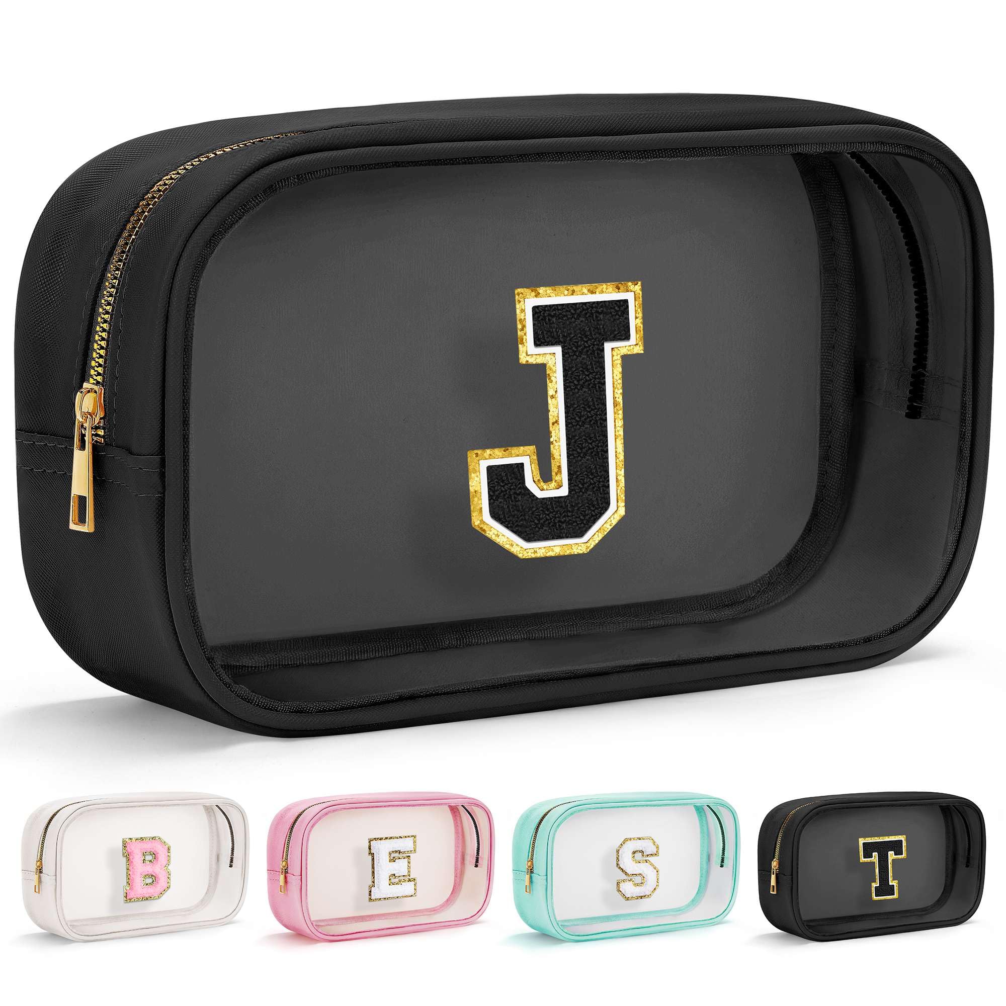 Amazon.com: YOOLIFE Initial Travel Essentials Makeup Bag, Skin Care ...