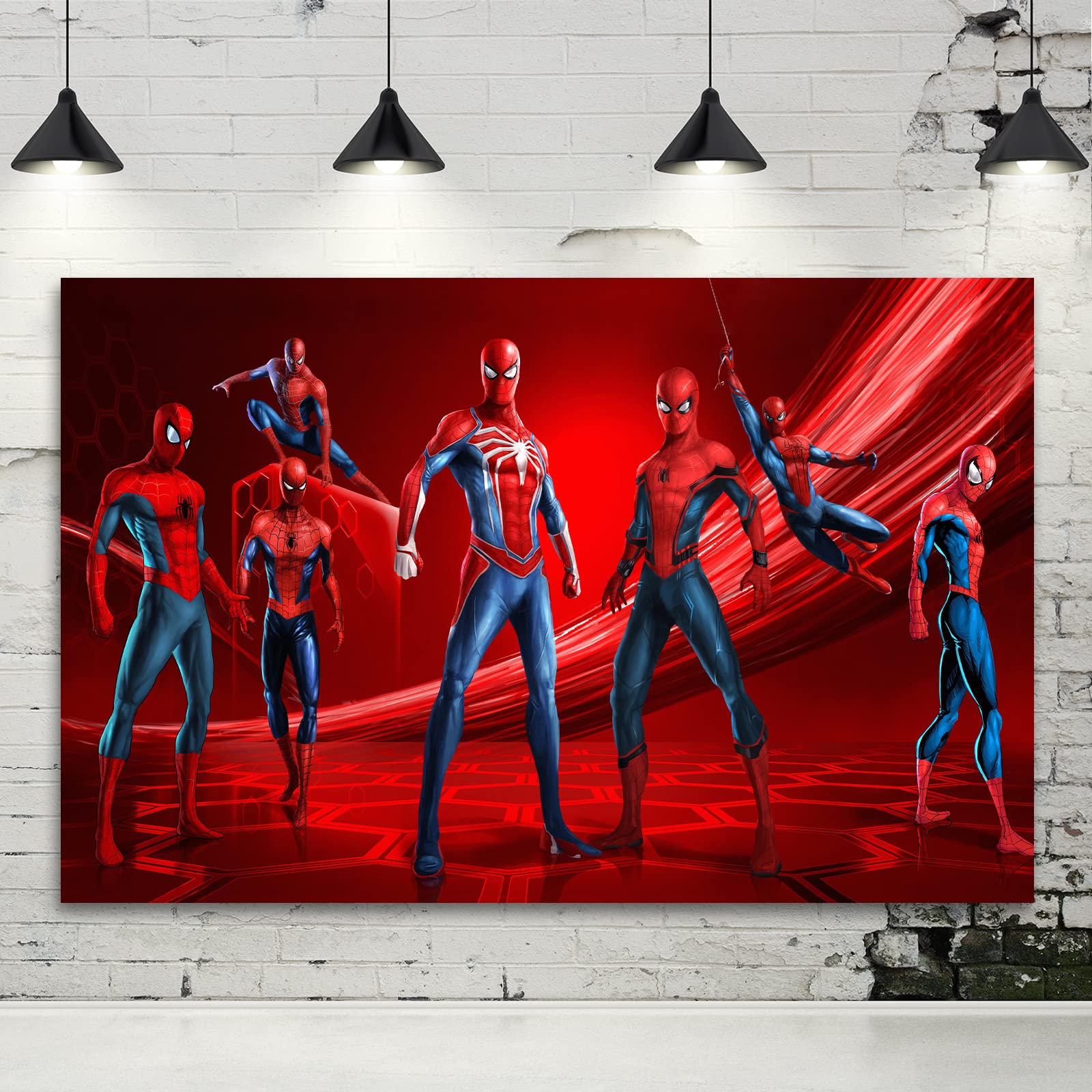 Buy Spiderman Backdrop, Spiderman 3 Birthday Party Supplies 5x3Ft ...