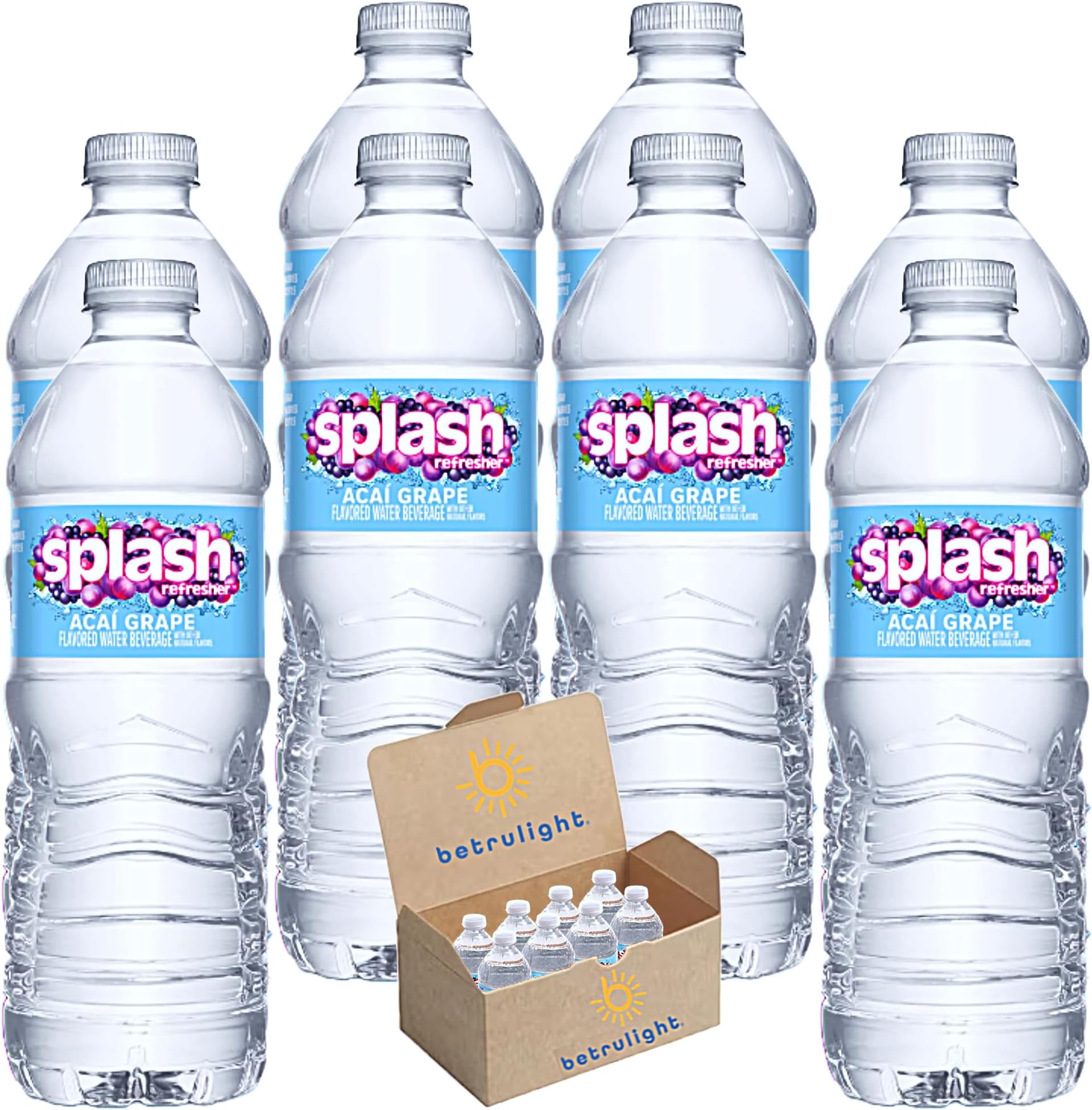 Amazon.com: Splash Refresher | Flavored Drinking Water | Natural Fruit ...