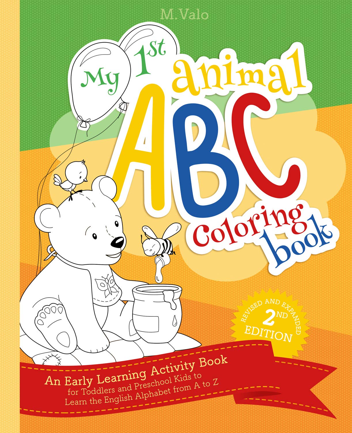 My First Animal ABC Coloring Book: An Activity Book for Toddlers and ...
