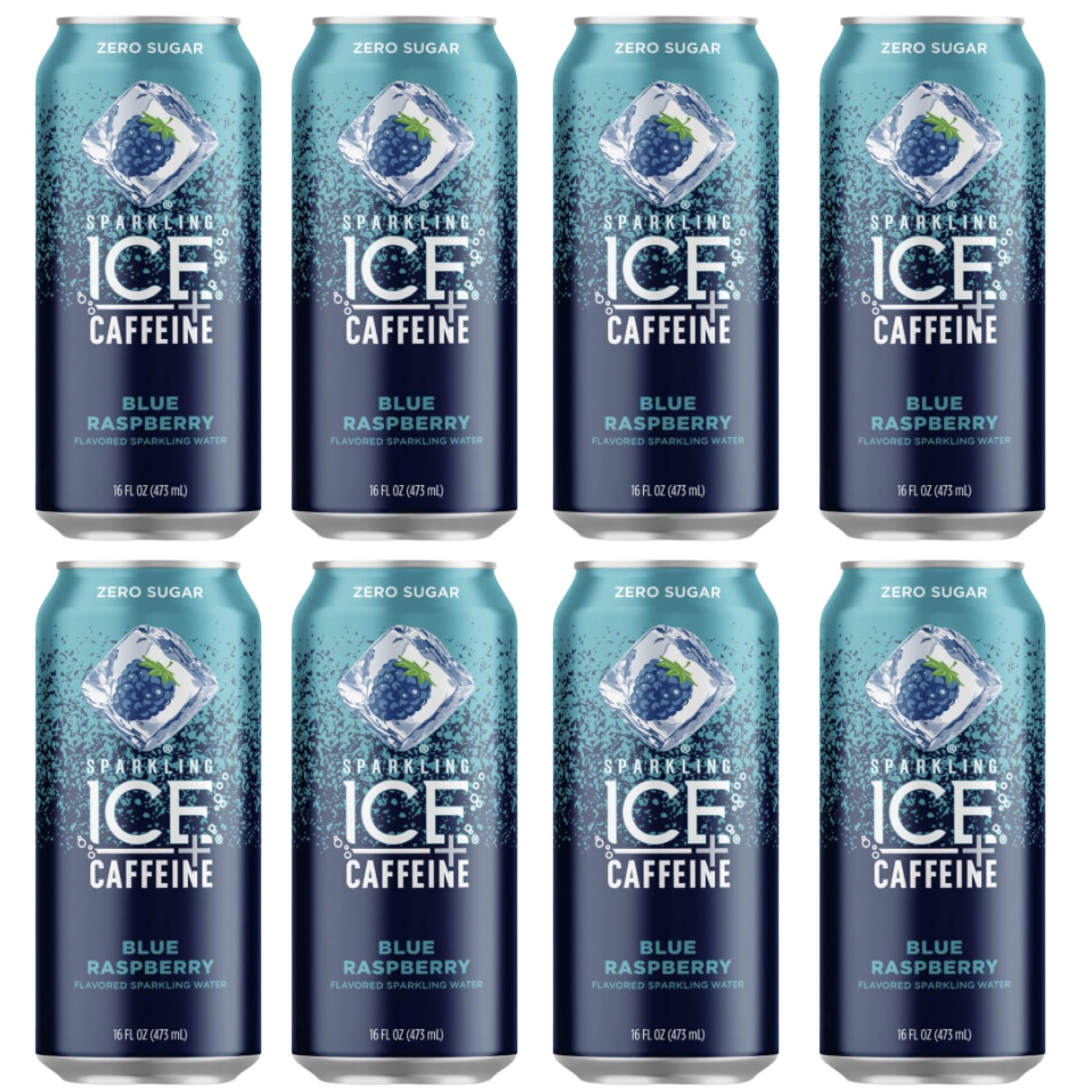 Amazon.com: Water, Sparkling + Caffeine Blue Raspberry, with ...