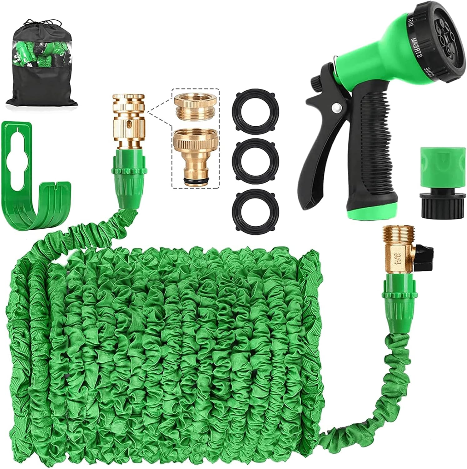 AIGUMI Garden Hose Pipes,150FT Flexible Expandable Hose Pipe Expanding ...